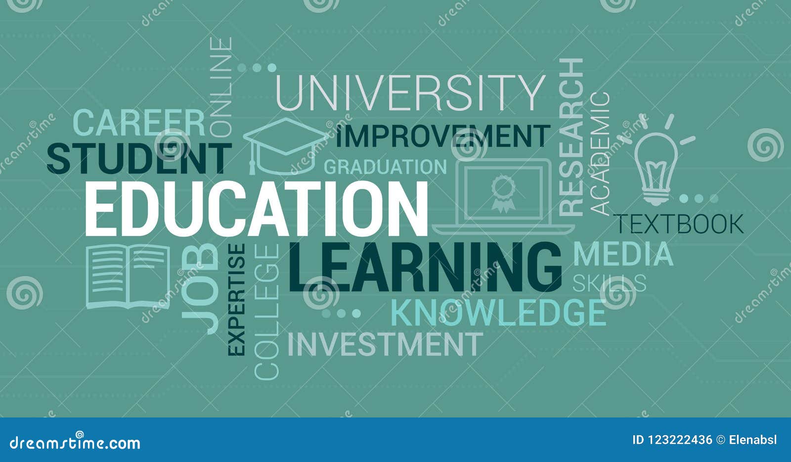 Education, University and Learning Tag Cloud Stock Vector ...