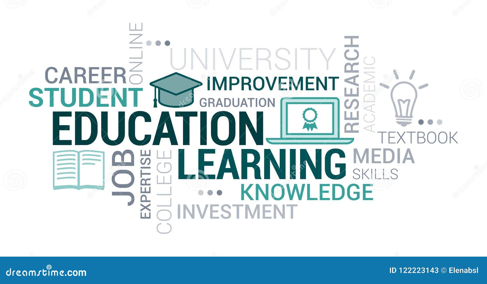 Education, University and Learning Tag Cloud Stock Vector ...
