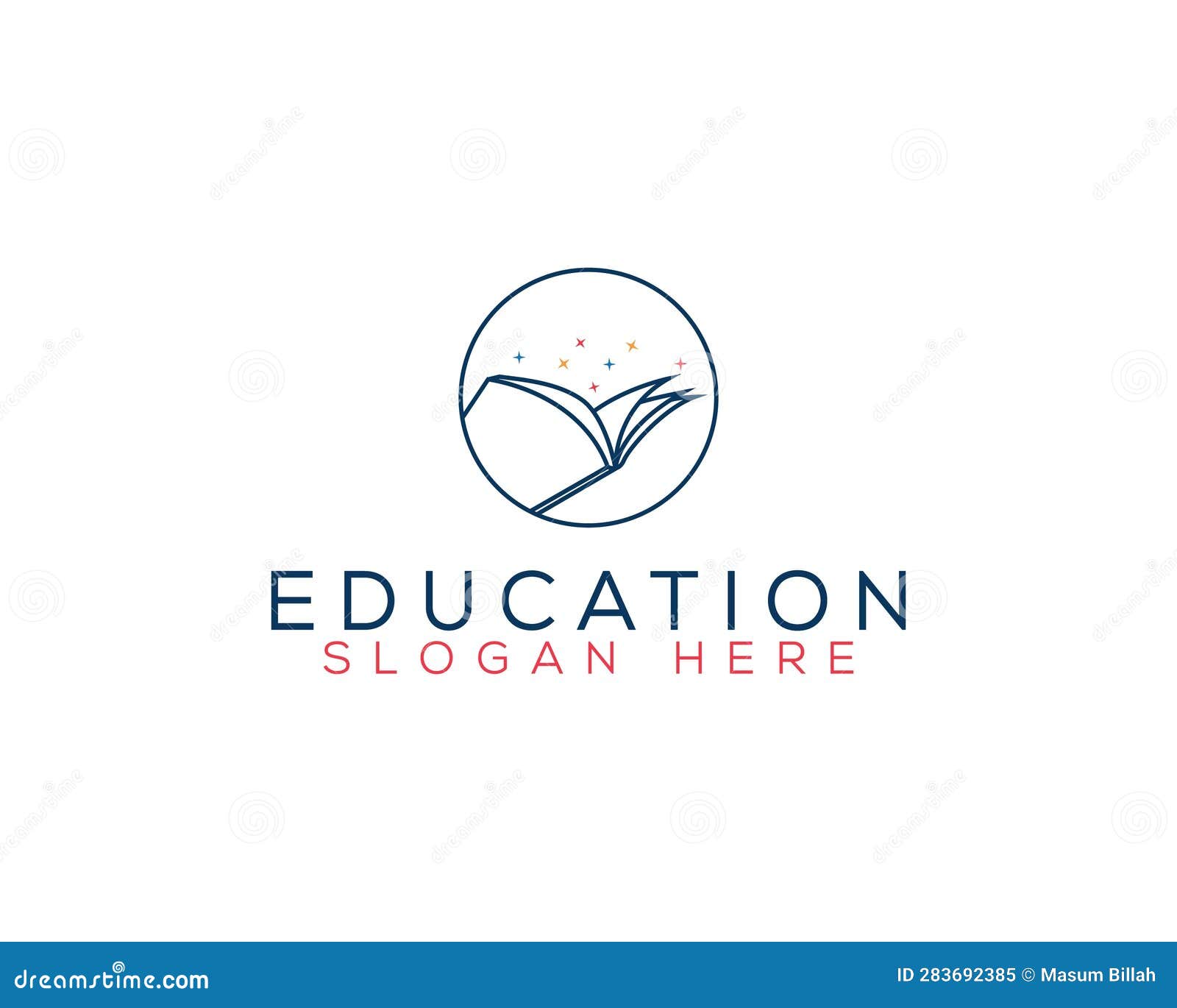 Education, University Open Book Logo Design. Stock Vector ...