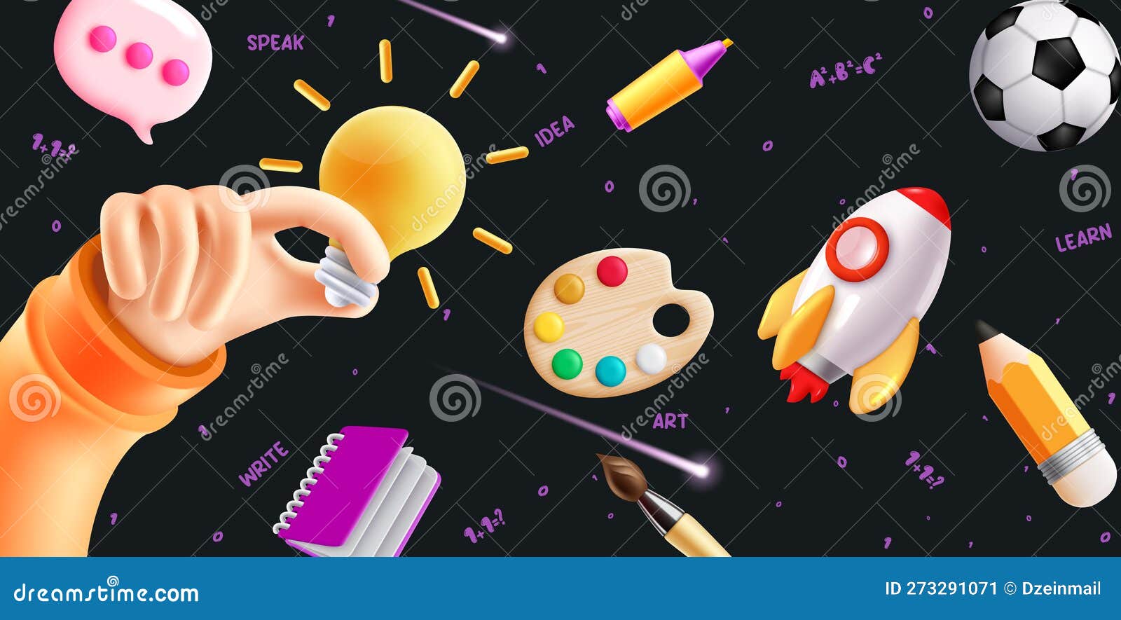 Education Vector Concept Design. Back To School with Educational ...