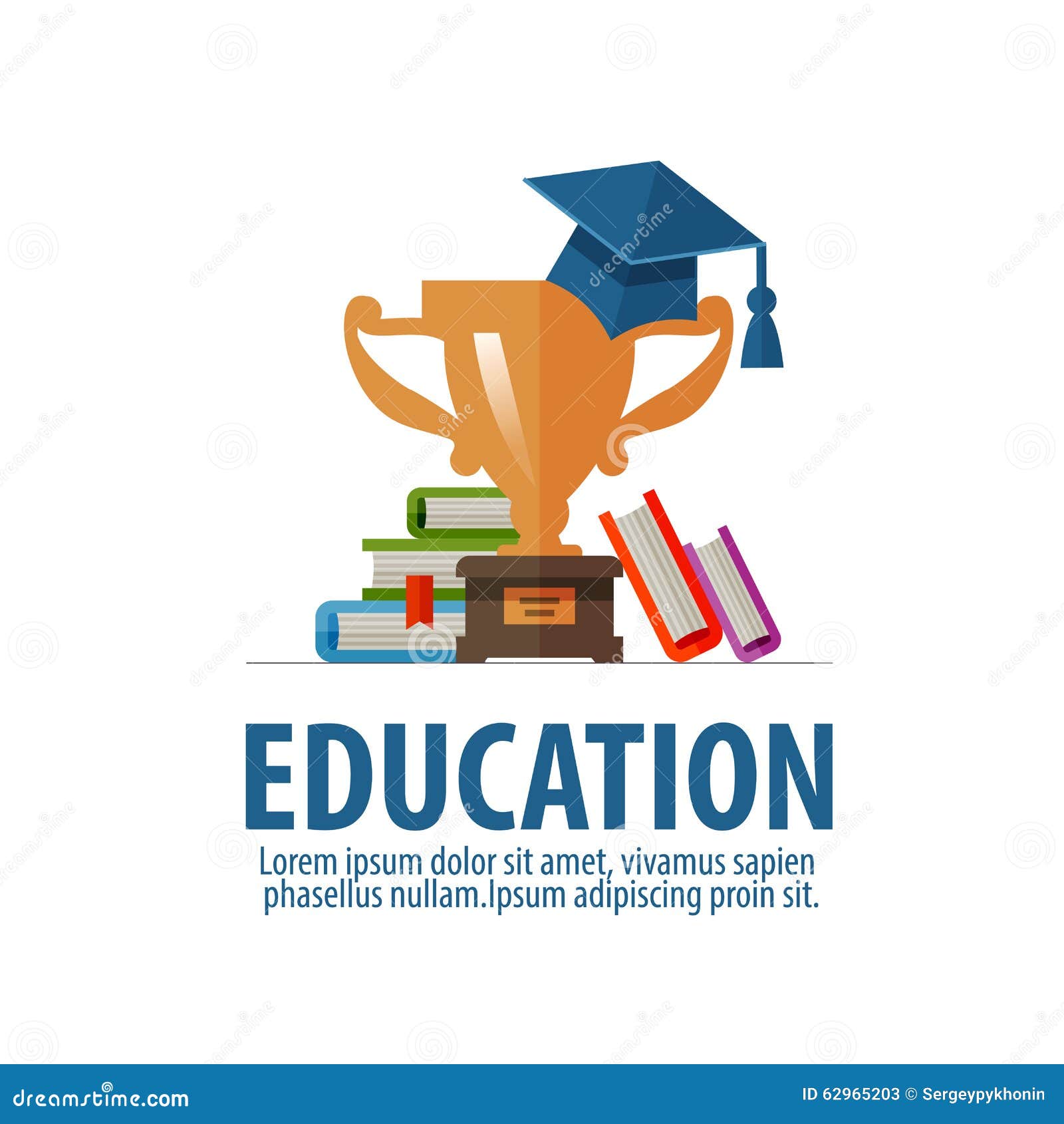Education Vector Logo Design Template. School or Stock Vector ...