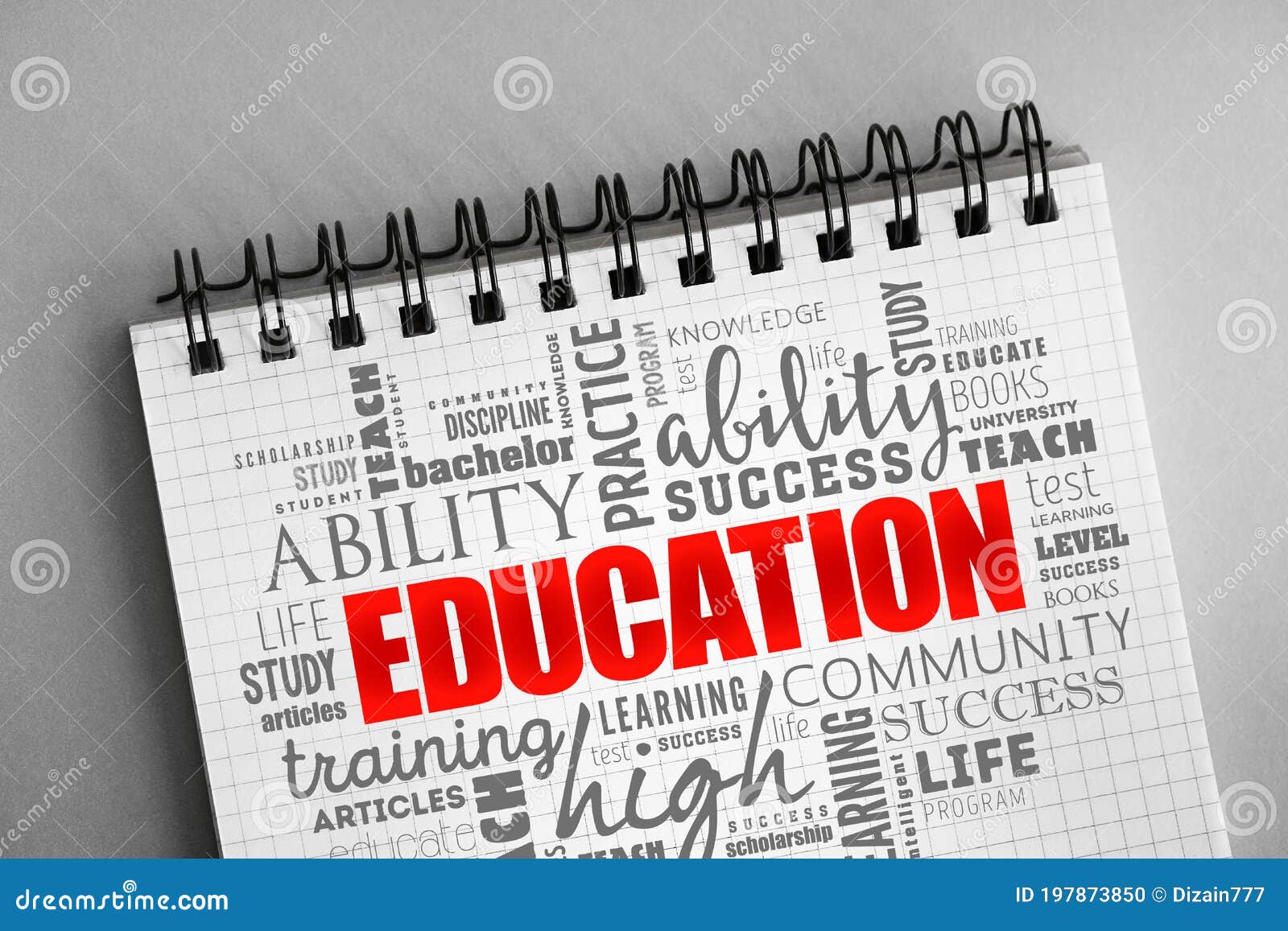 EDUCATION Word Cloud Collage Stock Photo - Image of graduate, lesson ...