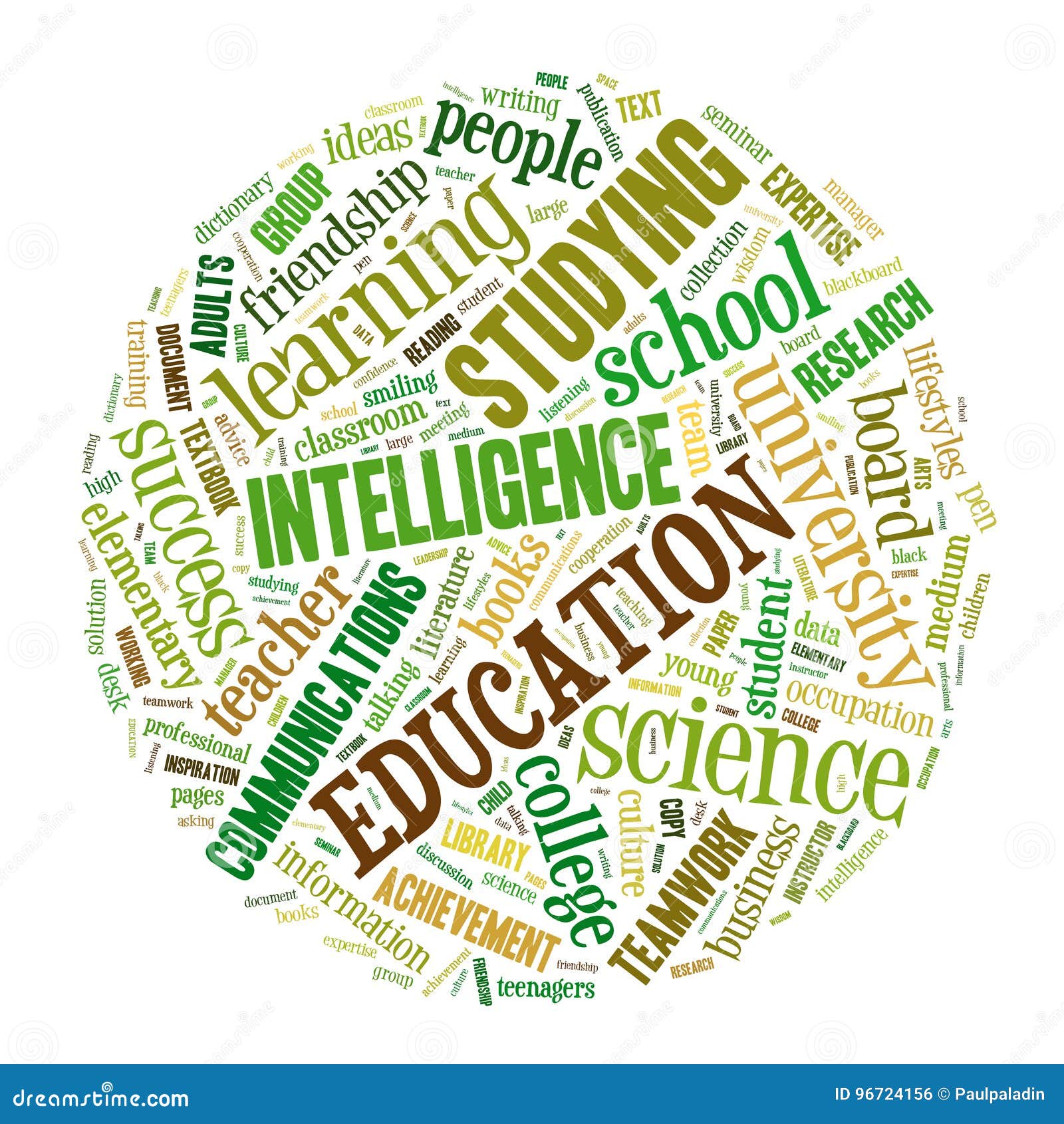 Education word cloud stock illustration. Illustration of learning ...