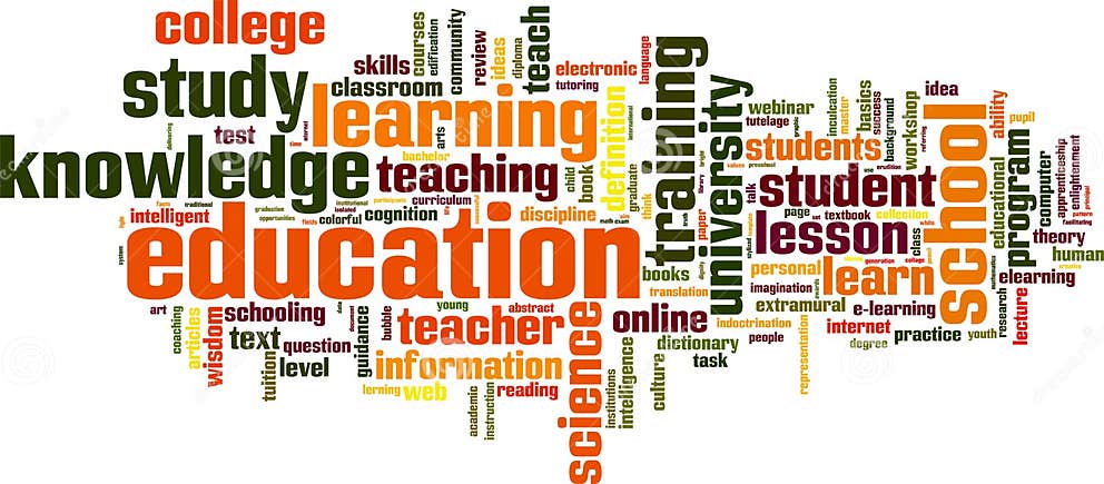 Education Word Cloud Stock Vector Illustration Of Home 281152474