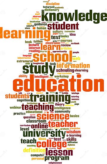 Education Word Cloud Stock Vector Illustration Of Information 283331934