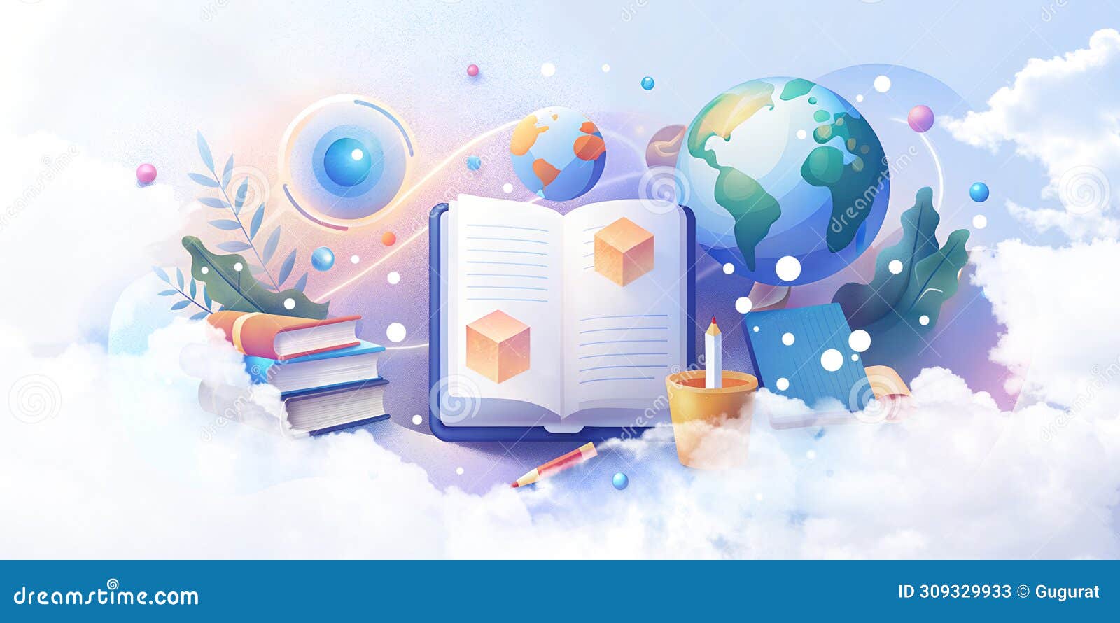 Educational Background. Online Learning and Innovation Concept of ...