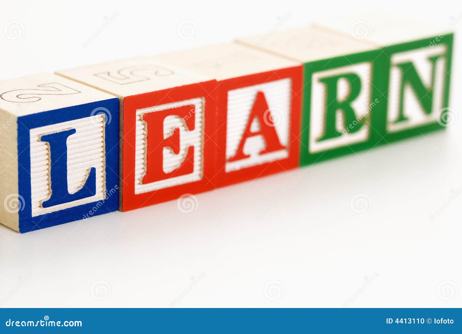 Educational blocks. stock photo. Image of teaching, elementary - 4413110