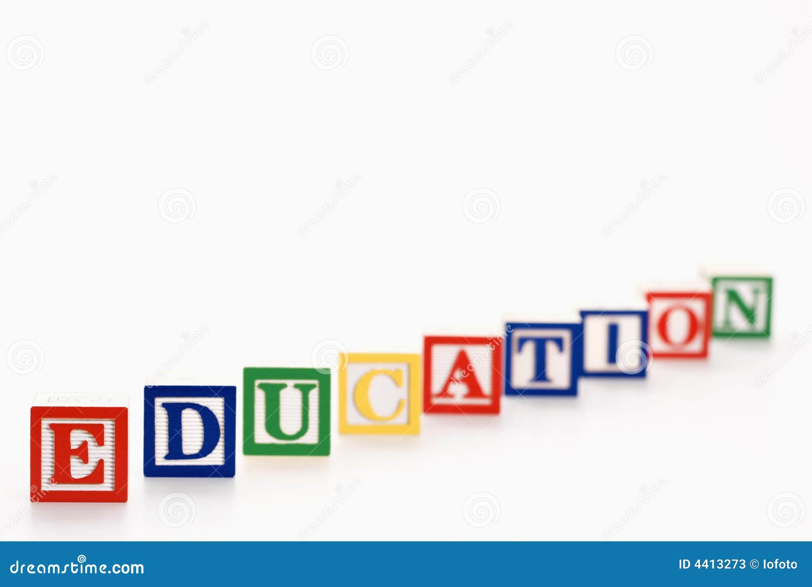 Educational blocks. stock image. Image of space, literacy - 4413273