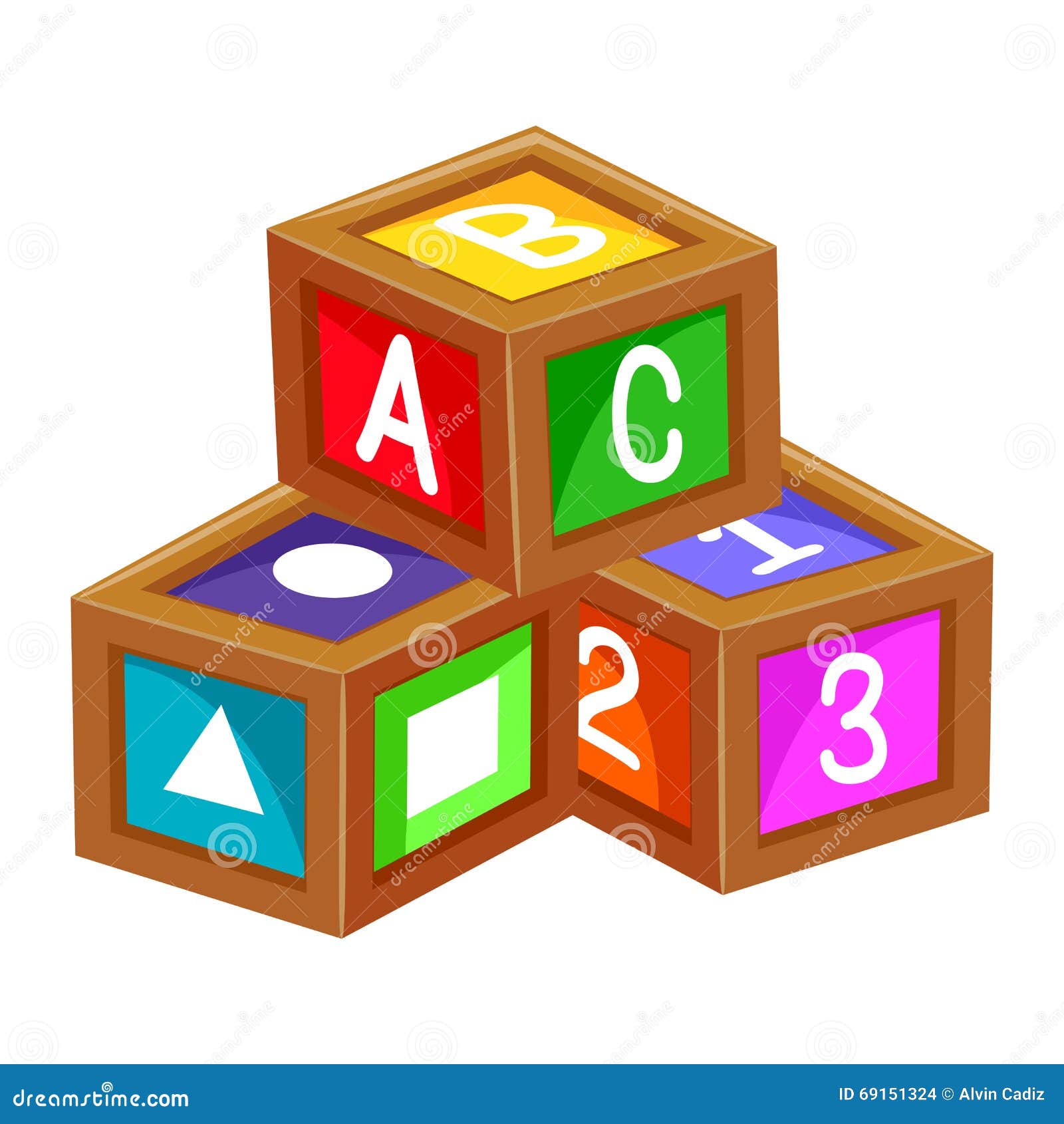 Educational Blocks Alphabet 123 Stock Vector - Illustration of teach ... Educational Blocks Alphabet 123 Stock Vector - Illustration of teach ...