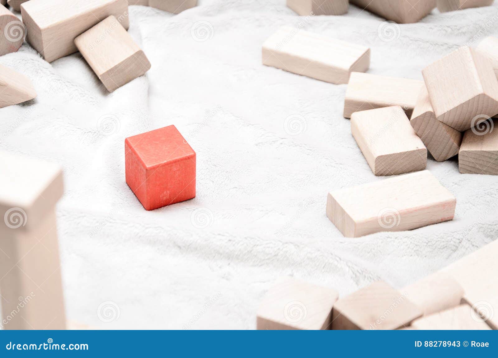 Educational Blocks Made of Natural Wood Stock Image - Image of progress ...