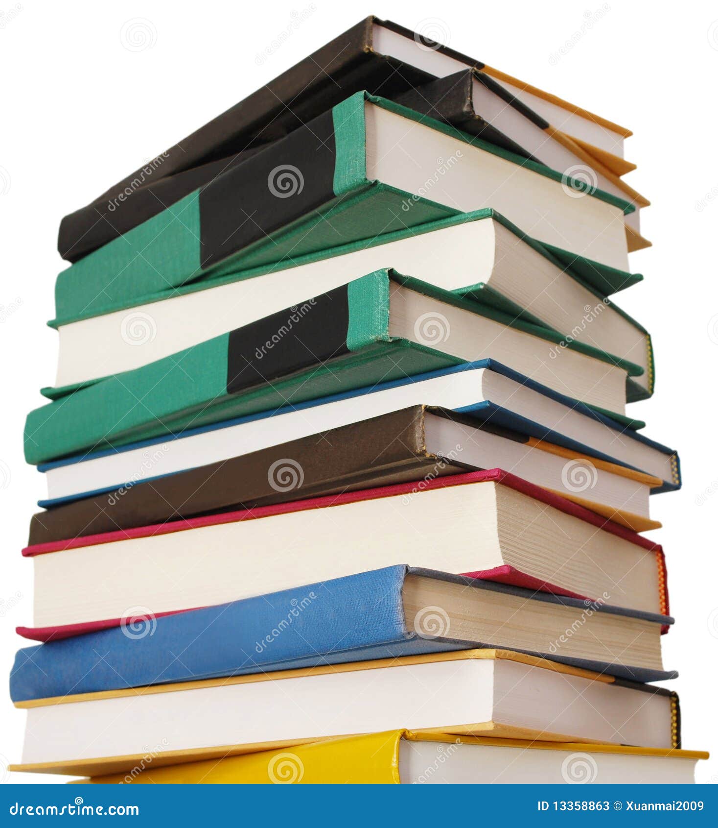 An educational book file stock image. Image of isolated - 13358863