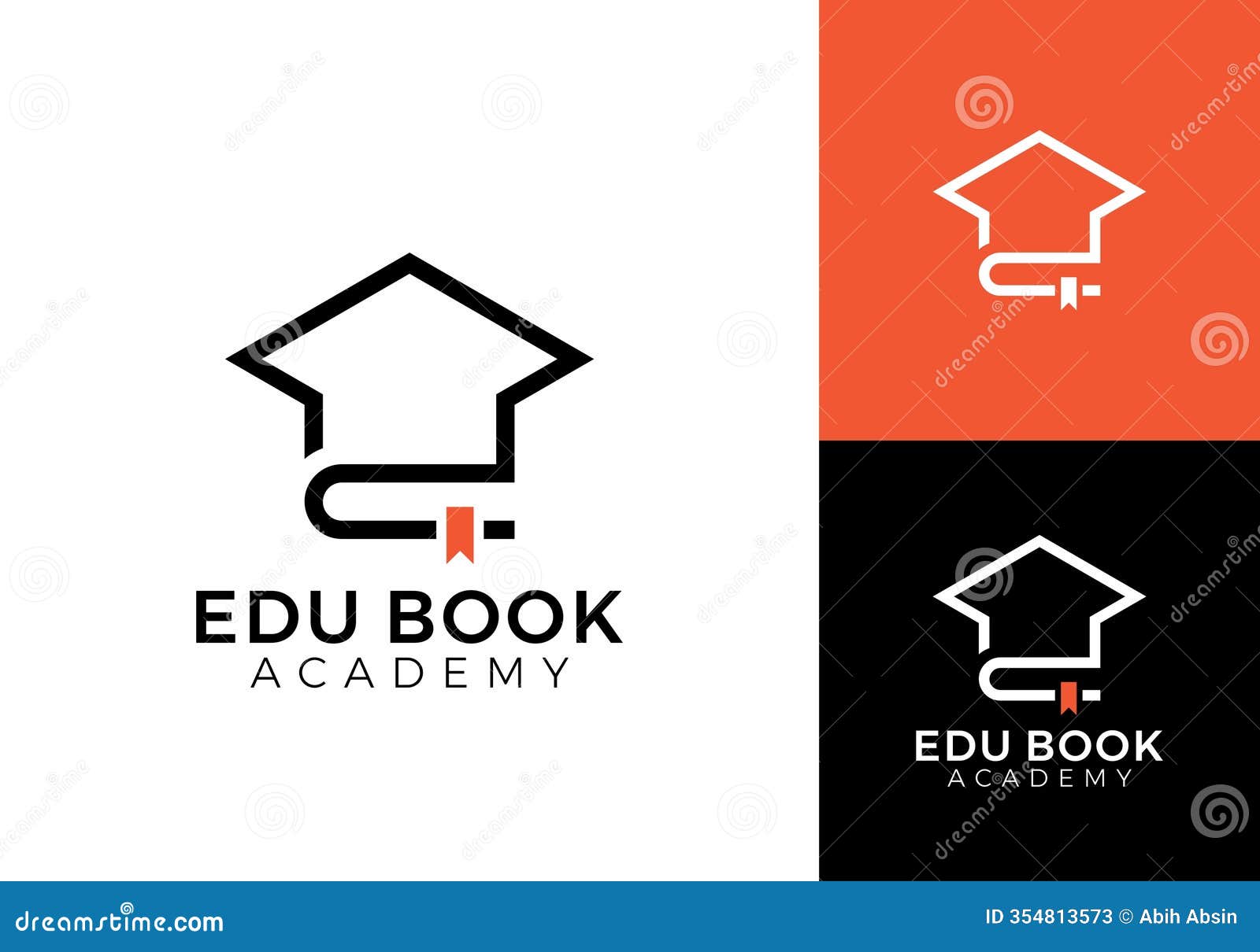 Educational Book Simple Line Art Logo Vector Design Stock Illustration ...