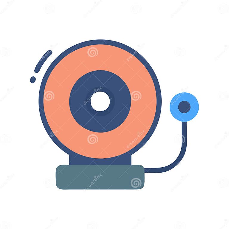 Educational Class Bell Icon Stock Vector - Illustration of flat ...