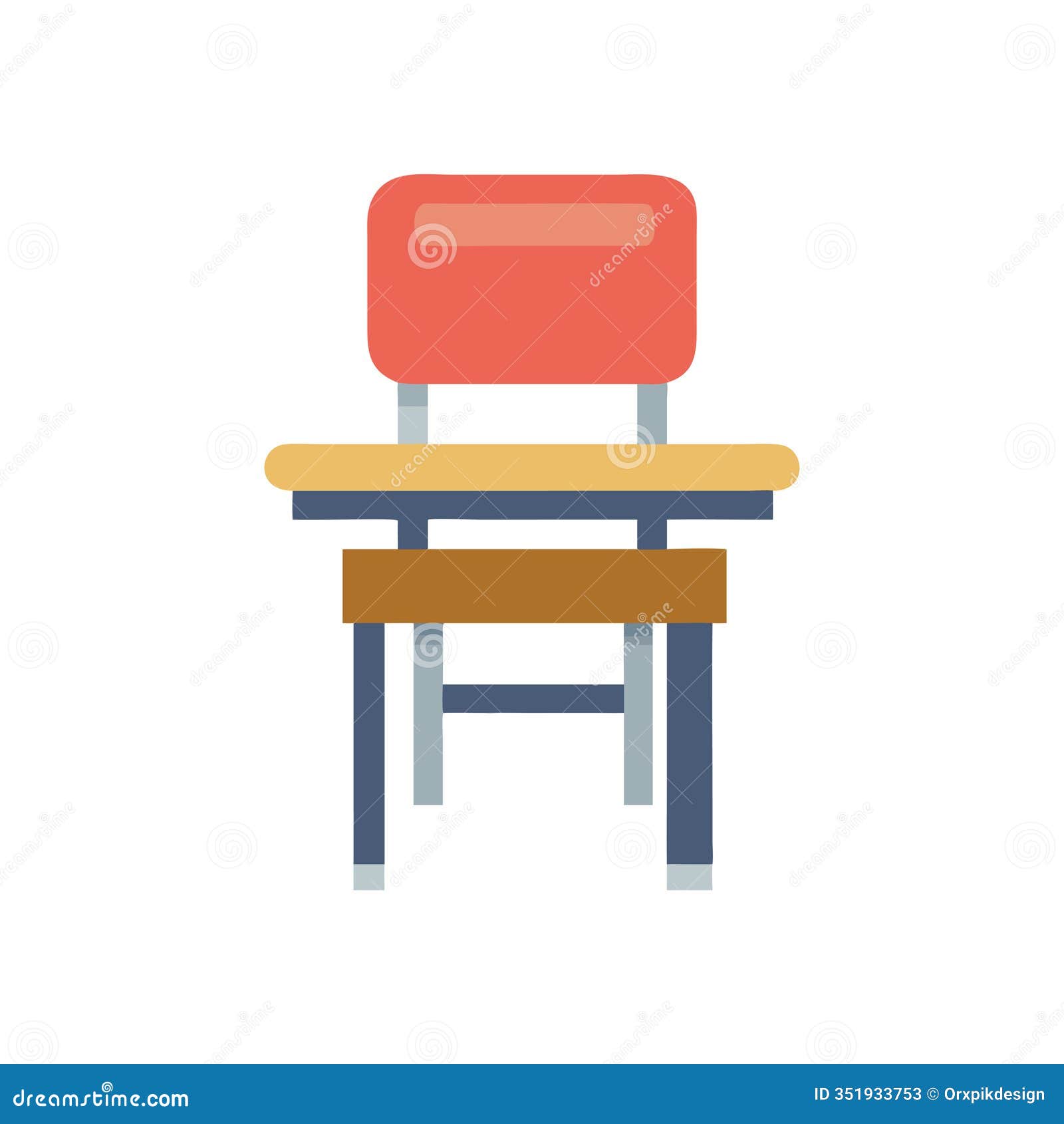Educational Classroom Chair Icon Stock Vector - Illustration of ...
