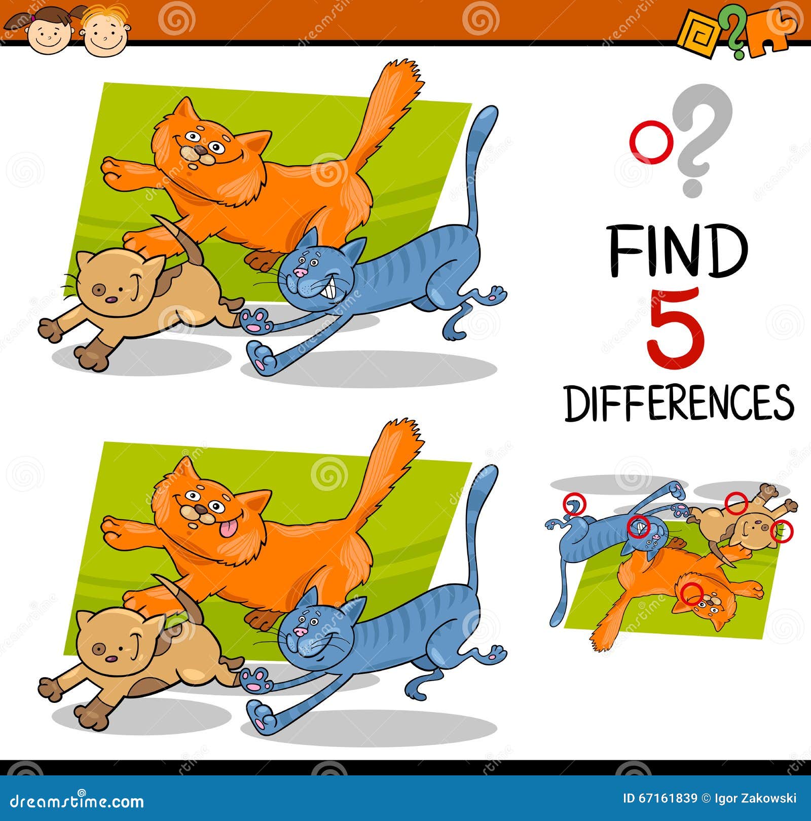 Educational Differences Task Stock Vector - Illustration of character ...