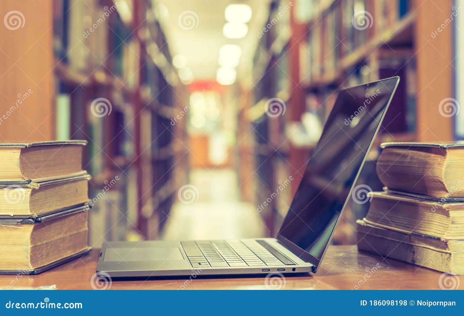 Educational E-learning Class and E-book Digital Technology Concept with ...