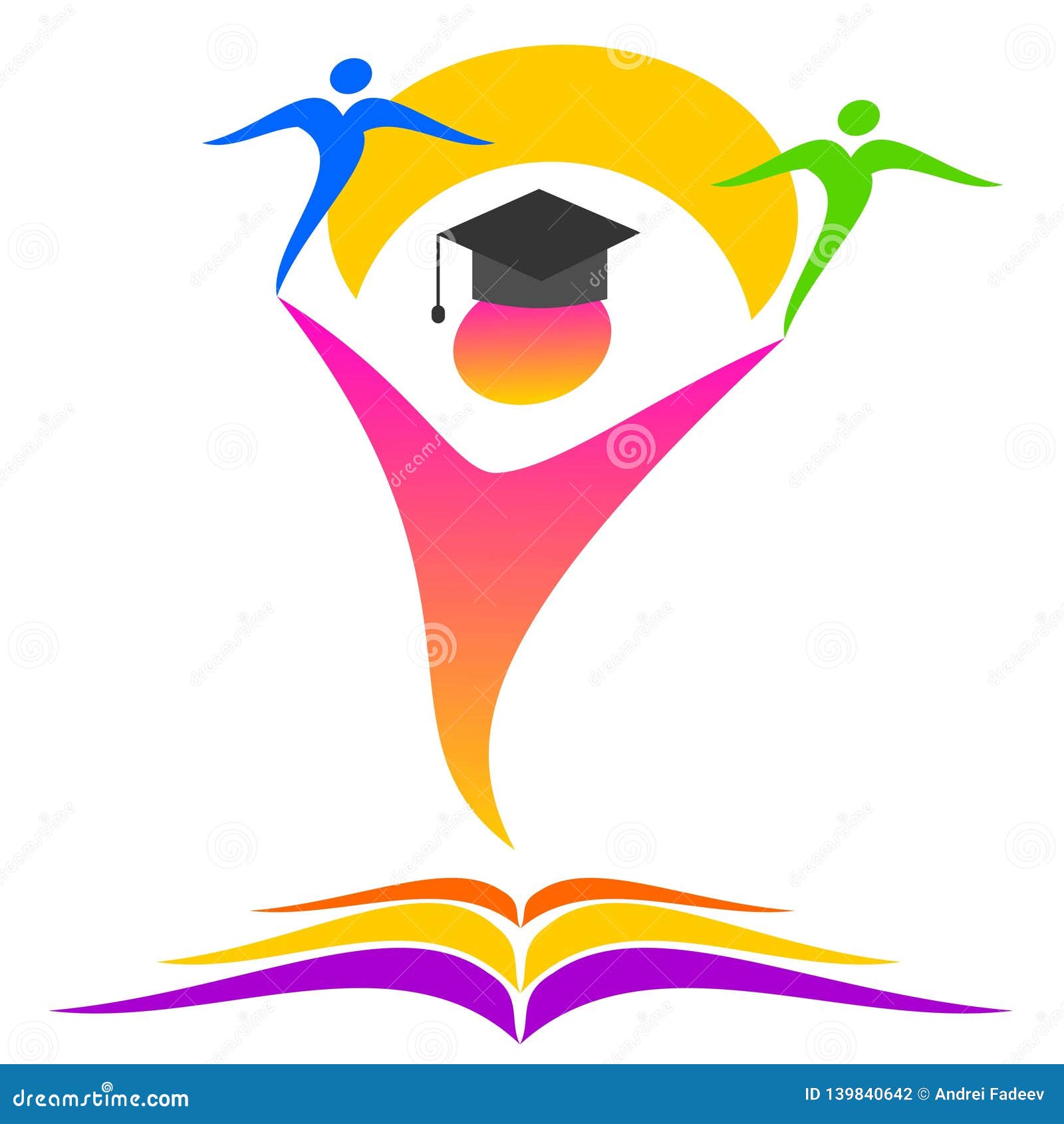 Educational and Educational Logo. Stock Vector - Illustration of ...