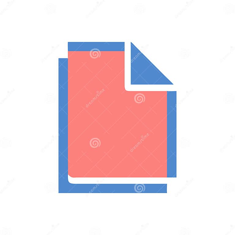 Educational Folded Paper Icon Stock Vector - Illustration of symbol ...