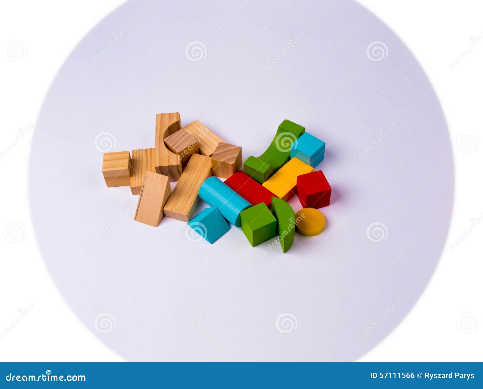 Educational Fun with Wooden Blocks Stock Photo - Image of blue, home ...