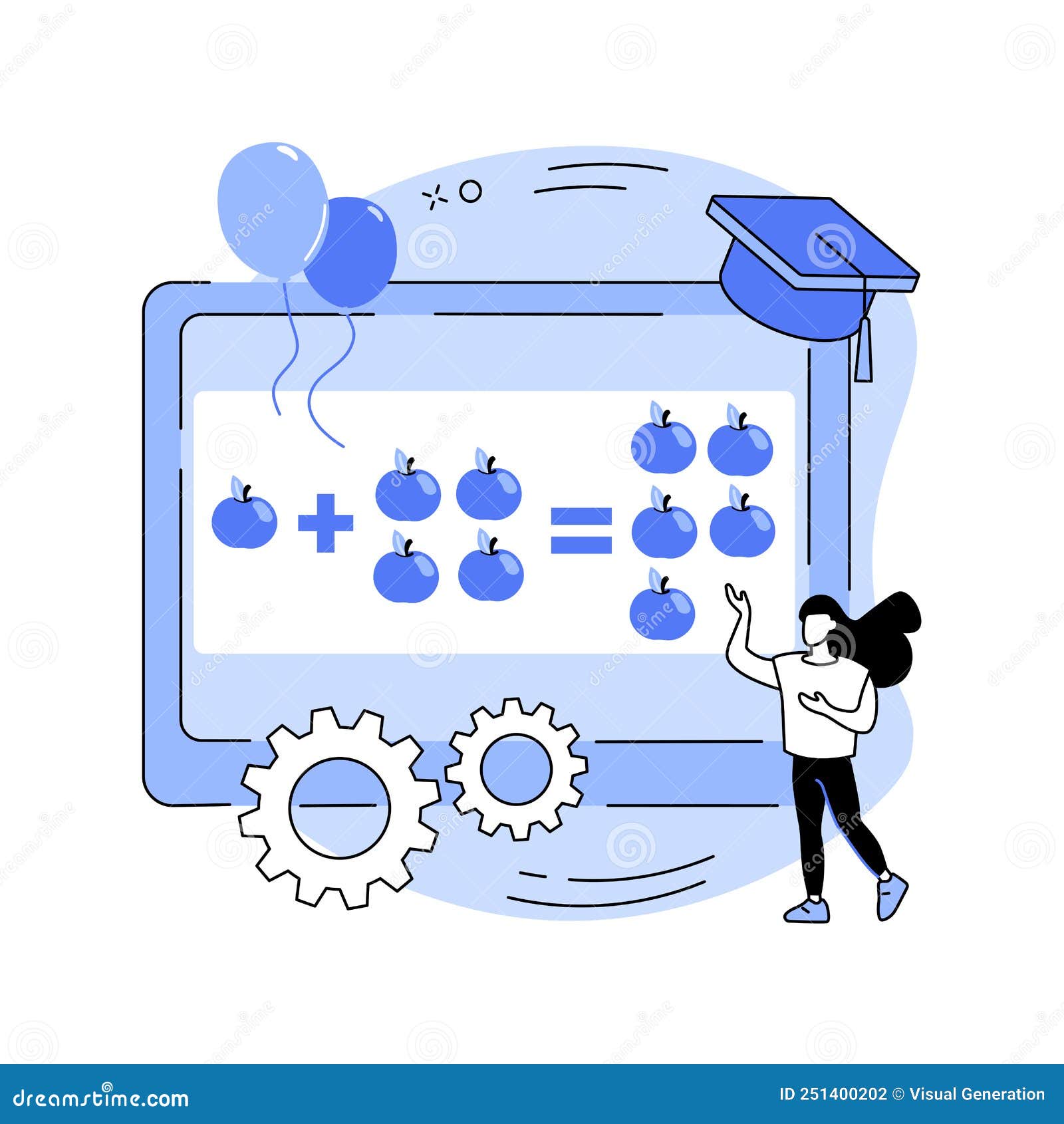 Educational Game Abstract Concept Vector Illustration. Stock Vector ...