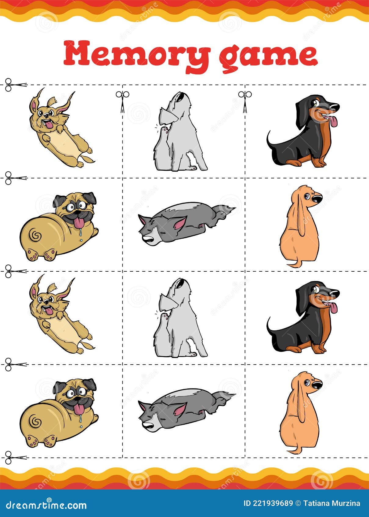 Educational Game for Children. Cartoon Illustration. Stock Vector ...