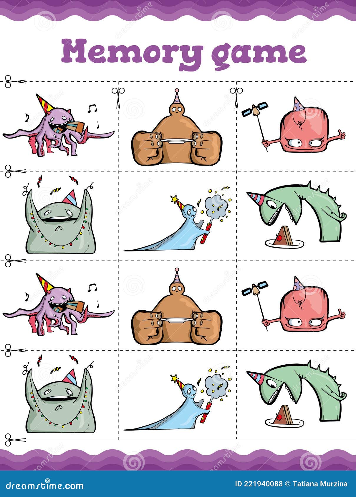 Educational Game for Children. Cartoon Illustration. Stock Vector ...