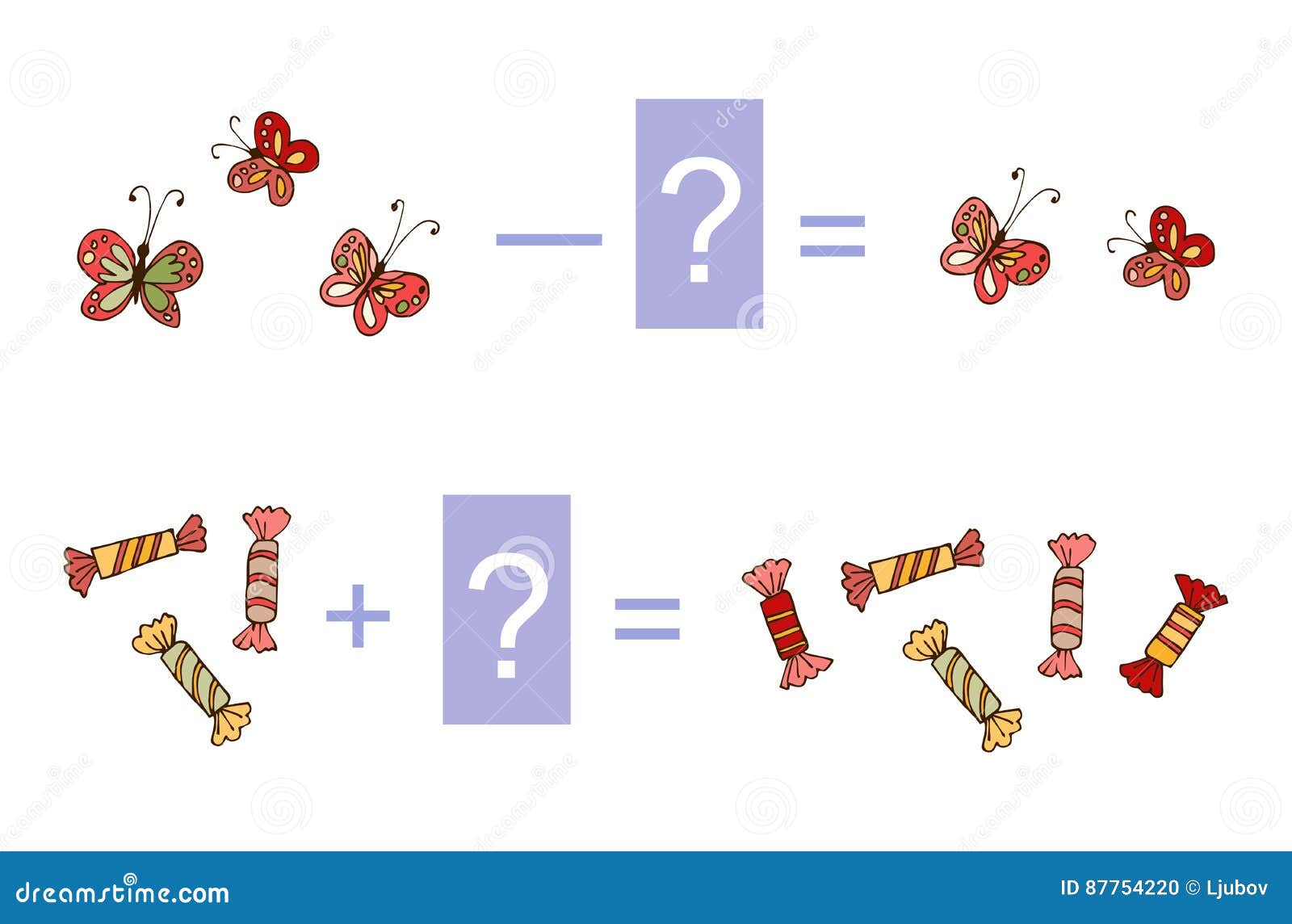 Addition Problem Clipart