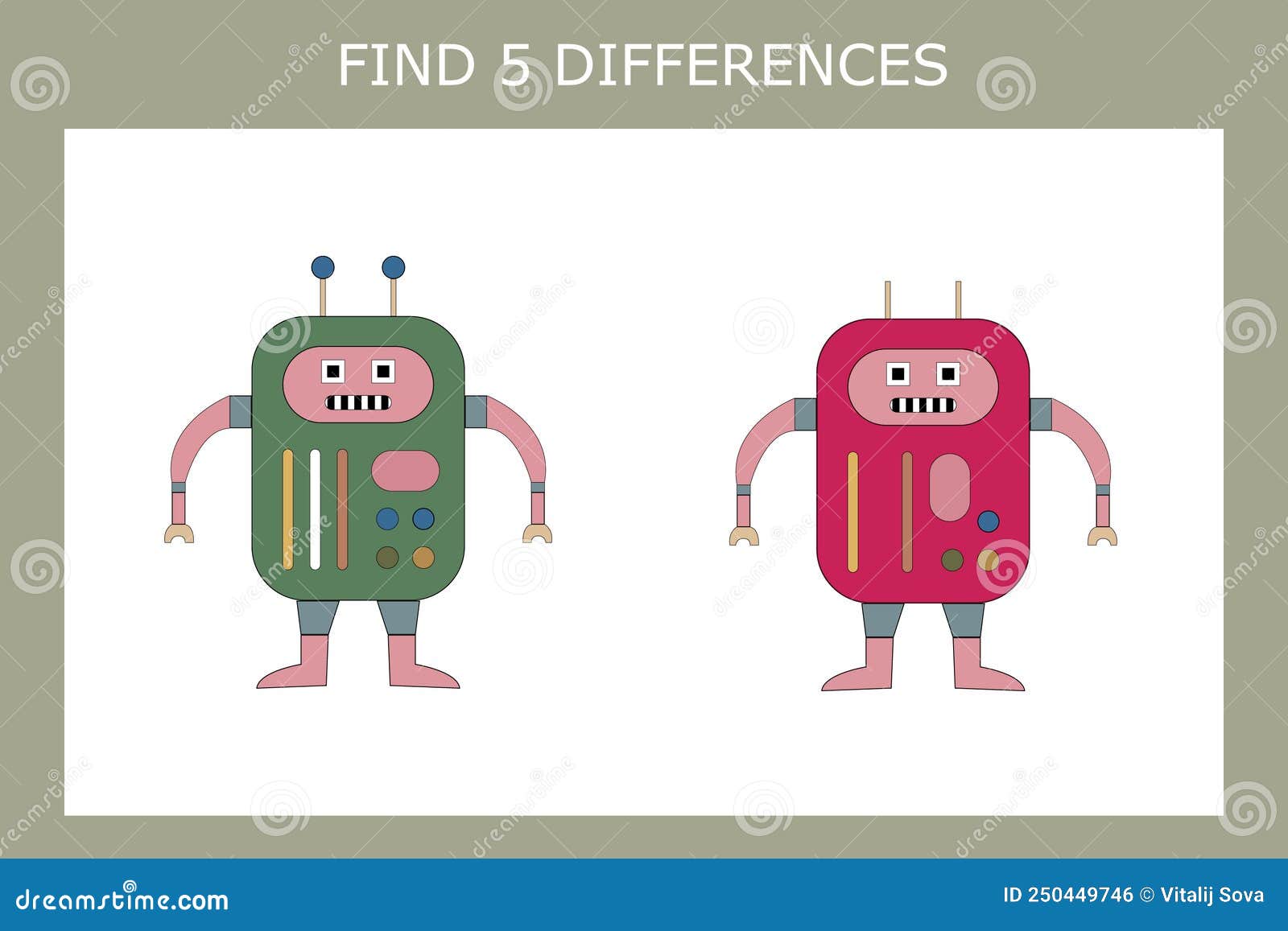 Educational Game for Children Stock Illustration - Illustration of book ...