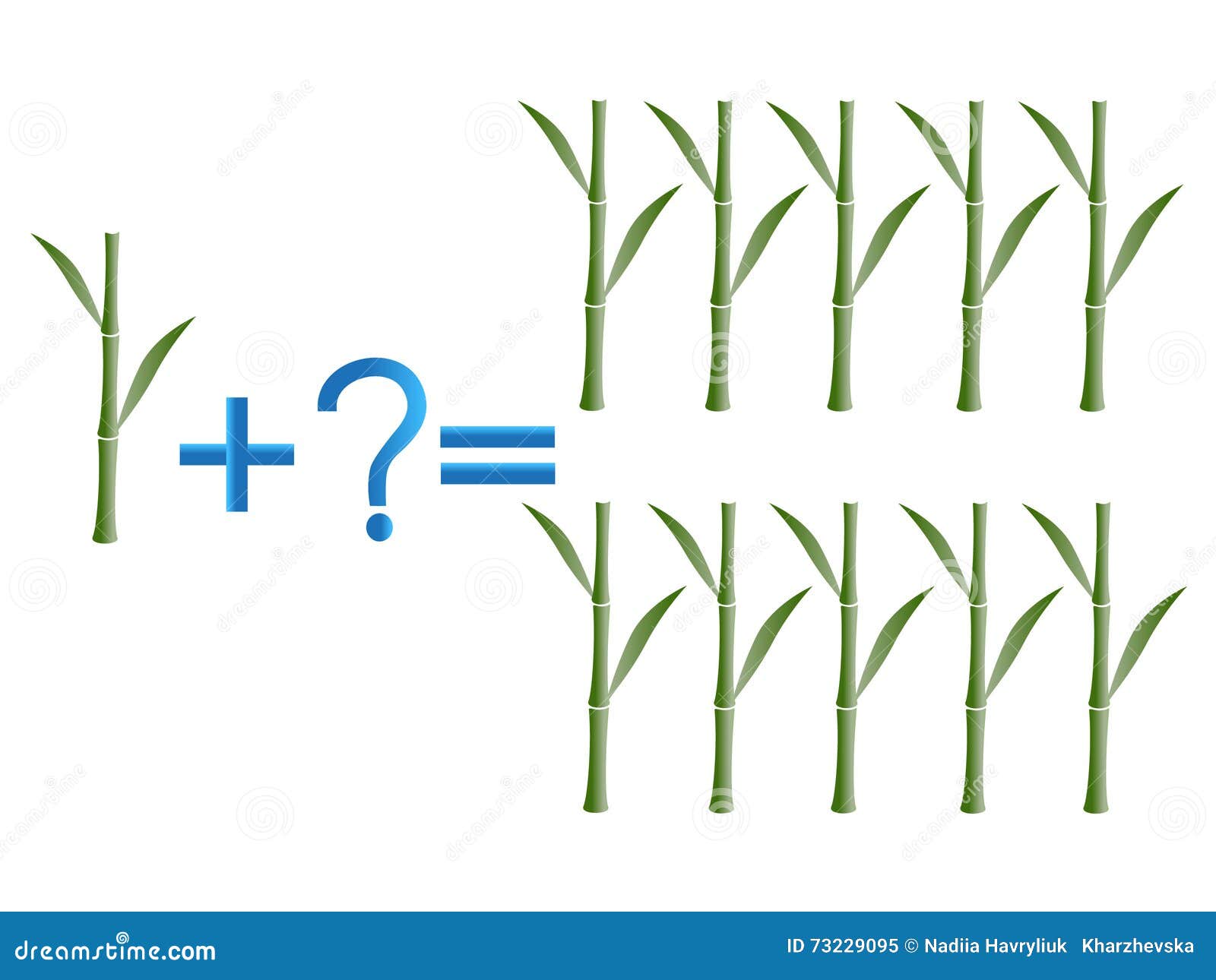 Educational Game for Children, Mathematical Addition, Example with ...