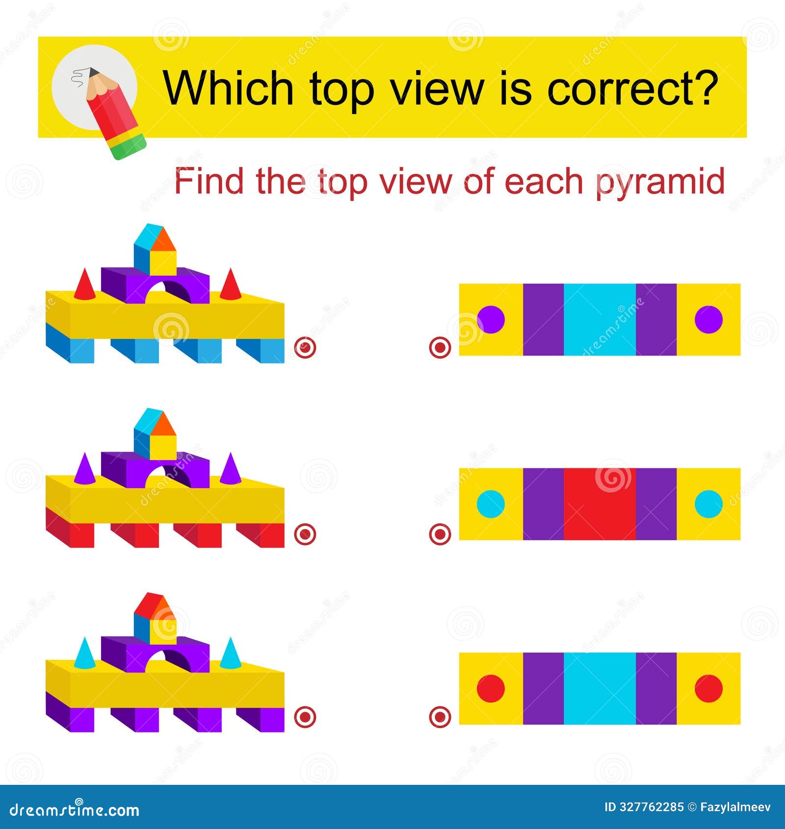 Educational Game for Children. Game Task for Attention Stock Vector ...