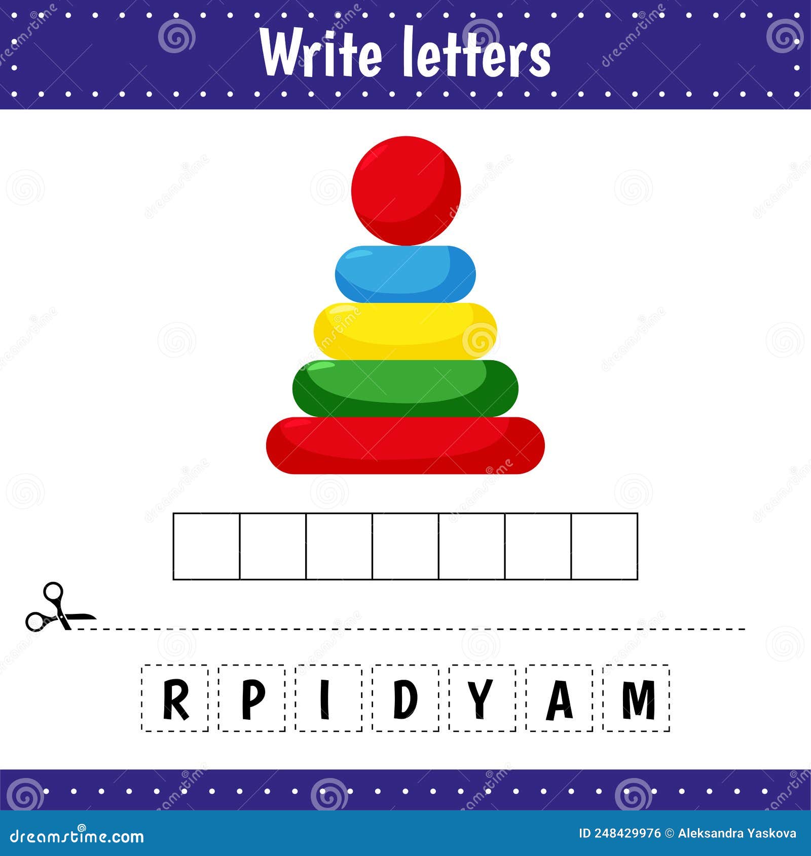 Educational Game for Kids. Crossword. Pyramid.Guess the Word. Education ...