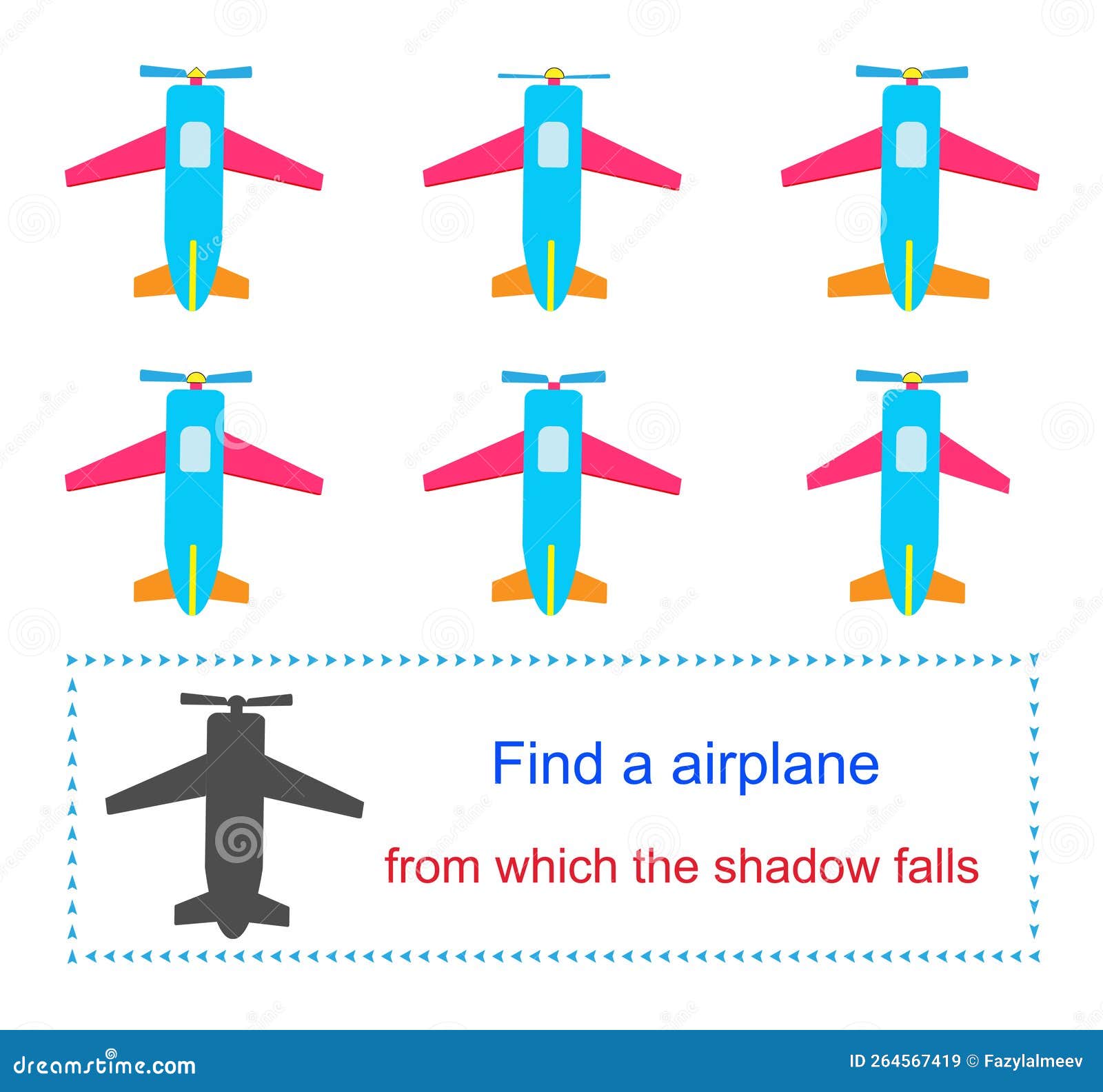 Educational Game for Kids. Task for Attentiveness Stock Vector ...