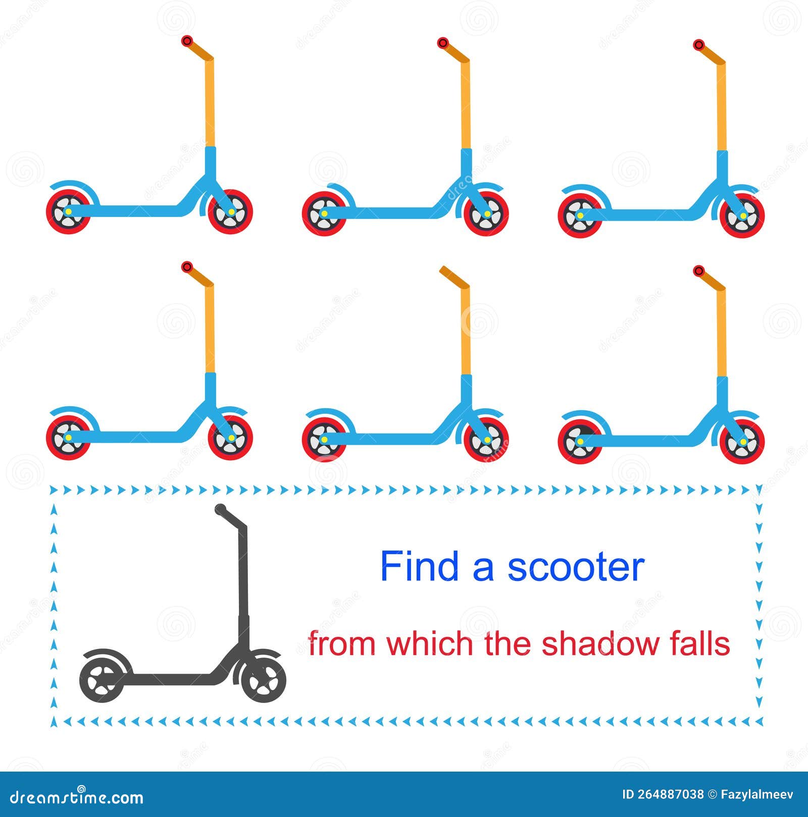 Educational Game for Kids. Task for Attentiveness Stock Vector ...