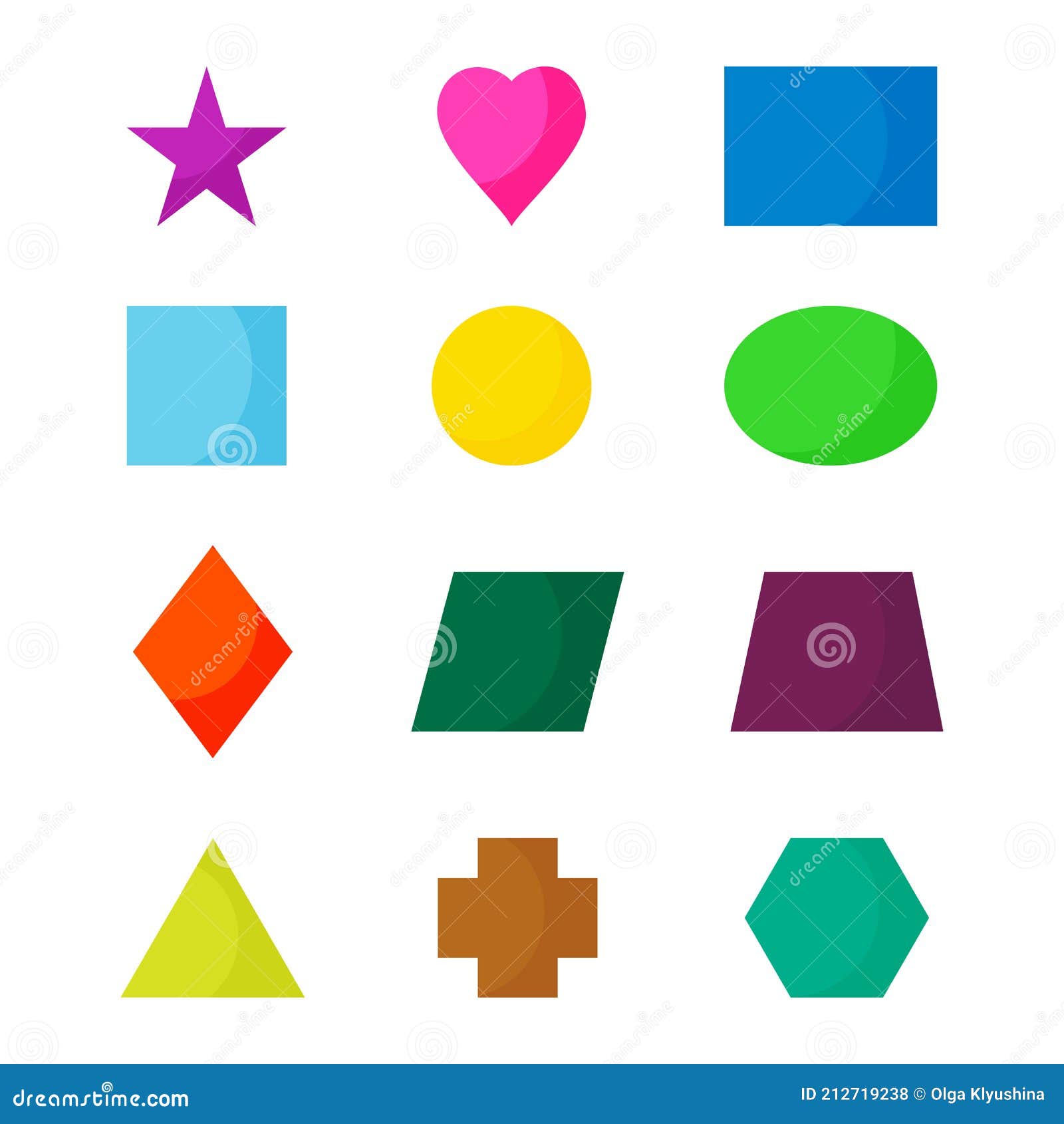 Educational Geometric Shapes Set. Understanding of Geometry Poster for ...