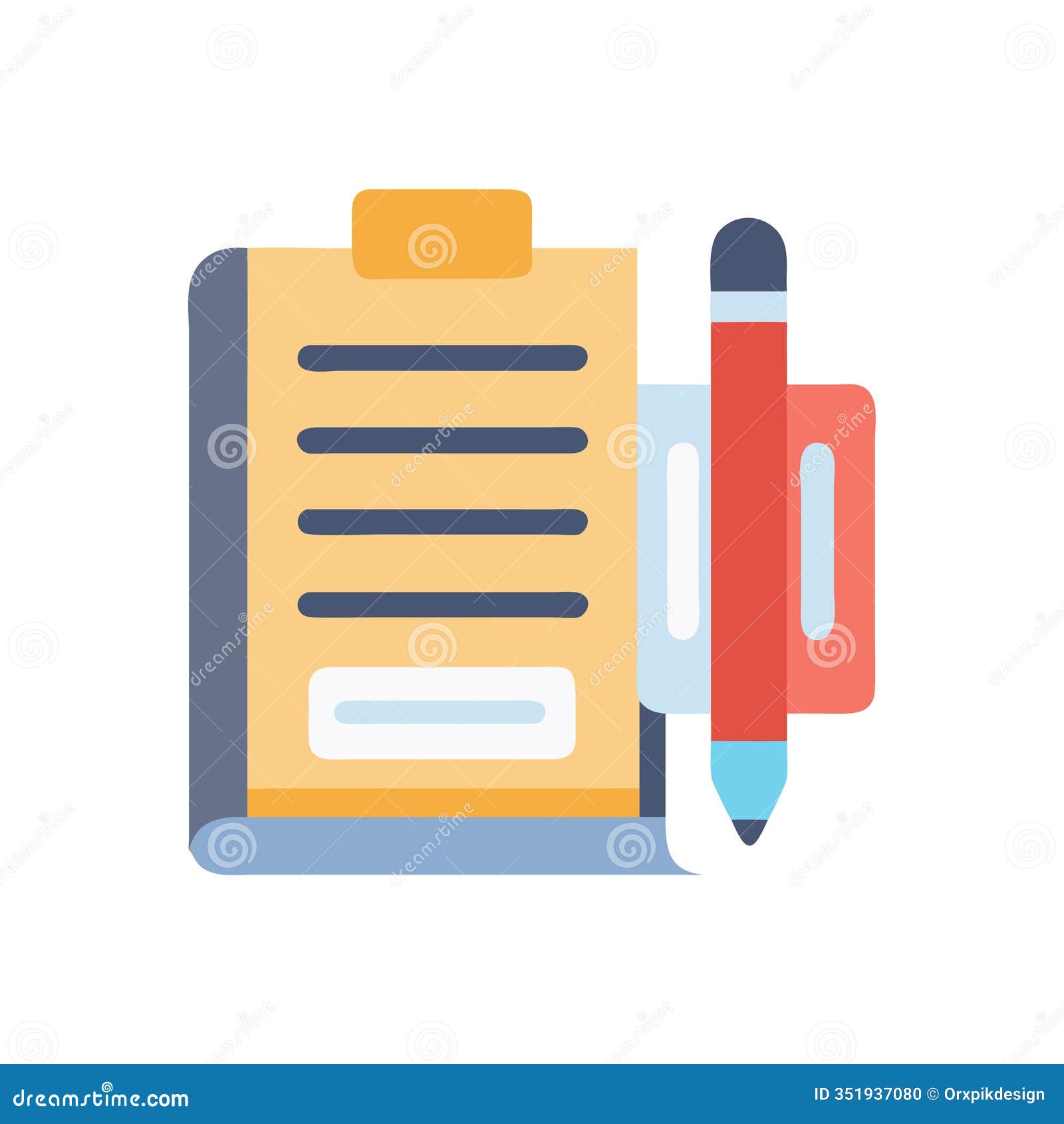 Homework Icon Check List Form, Exam Task Vector | CartoonDealer.com ...