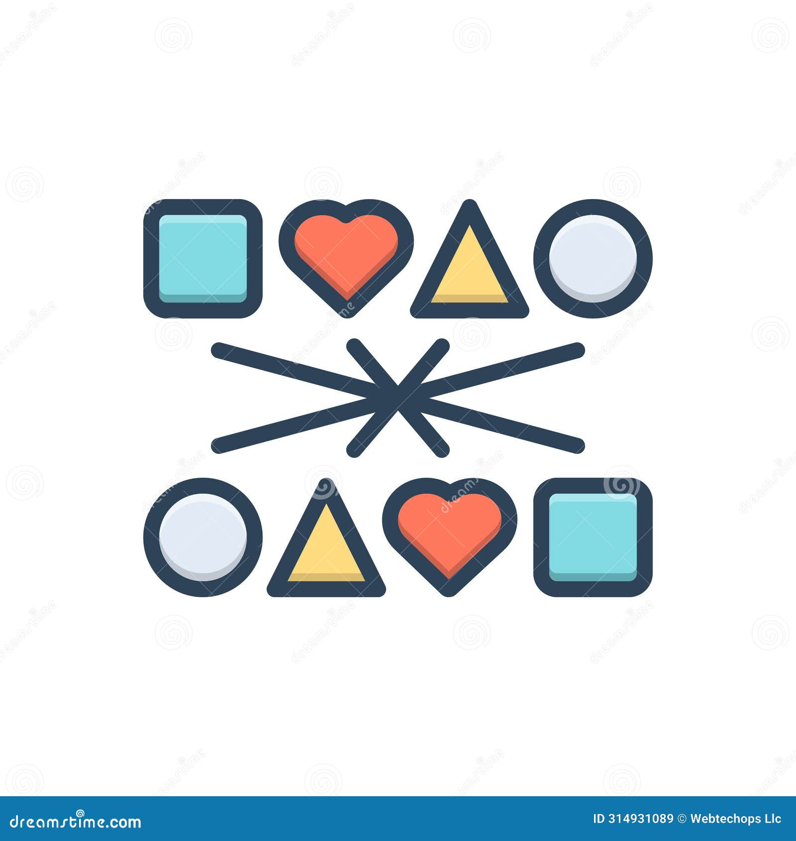 Color Illustration Icon for Educational, Didactic and Study Stock ...