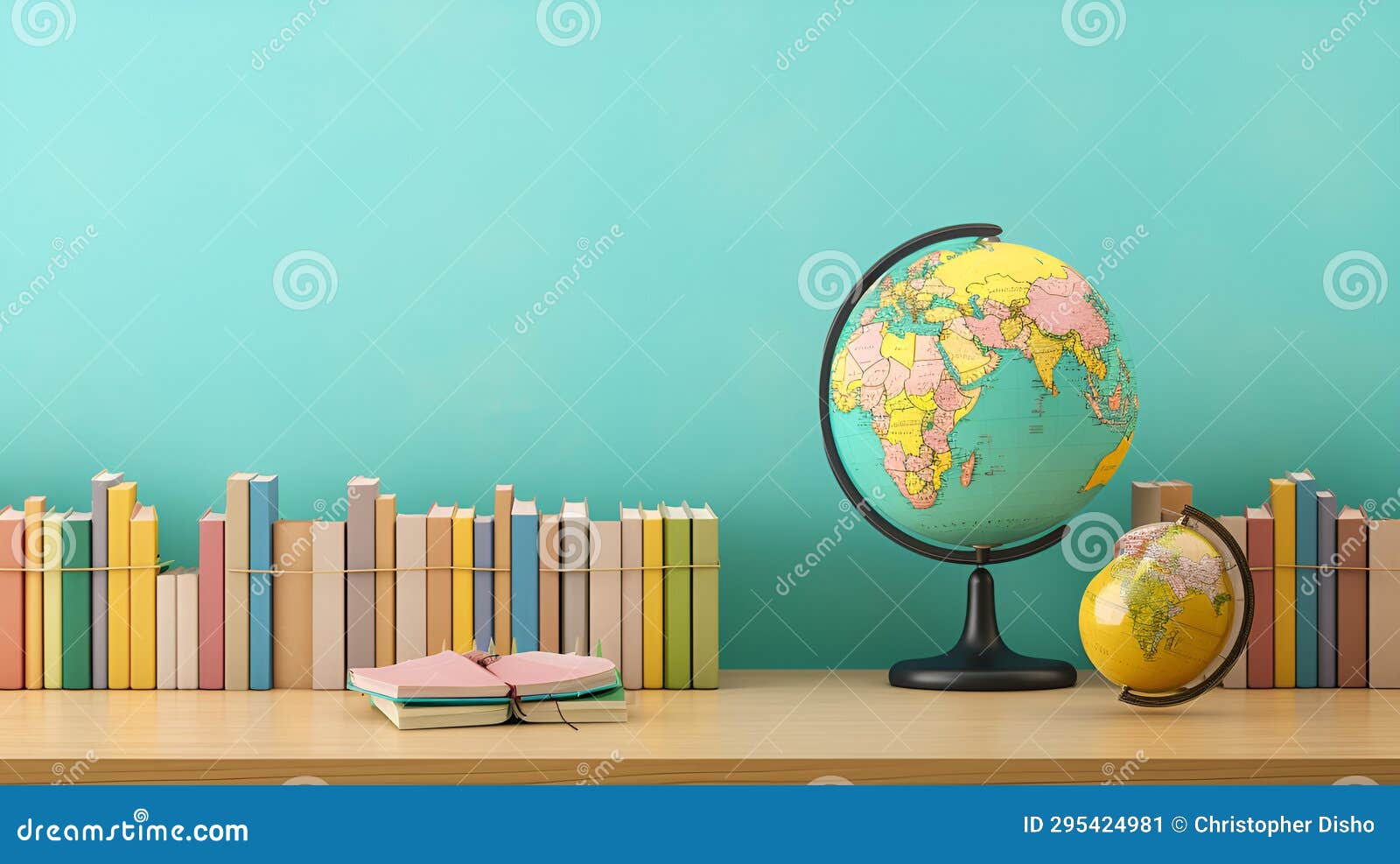 Educational Illustration Background for a Back To School Theme Stock ...