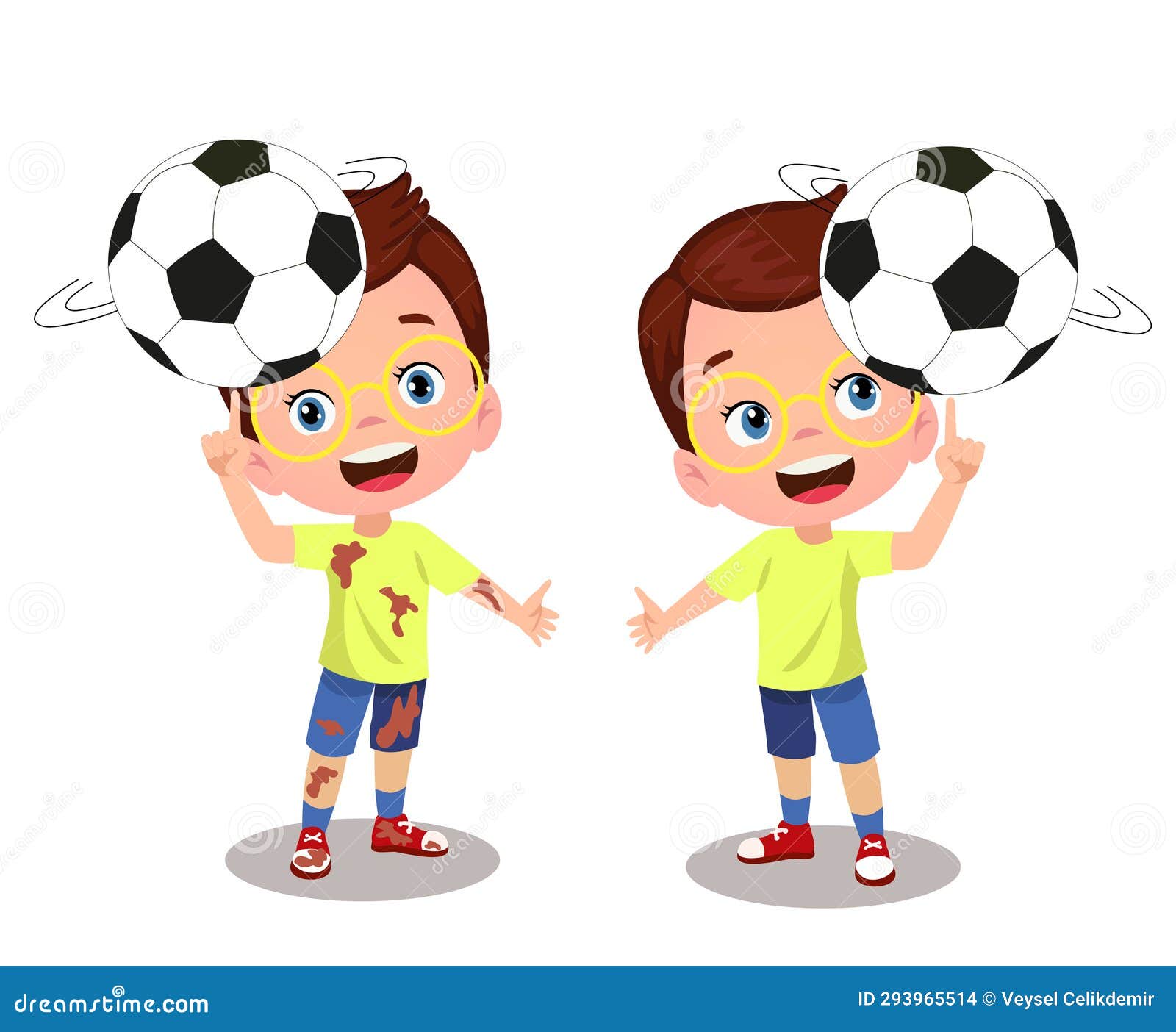 Educational Illustration for Kids that Teaches the Opposites of Clean ...