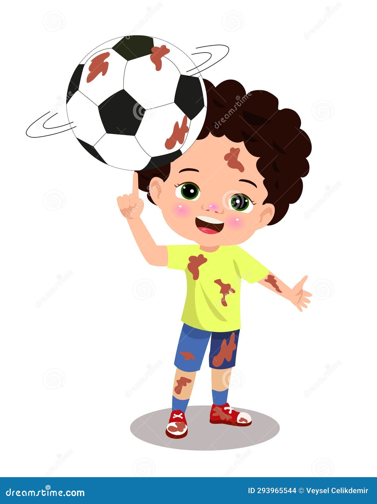 Educational Illustration for Kids that Teaches the Opposites of Clean ...