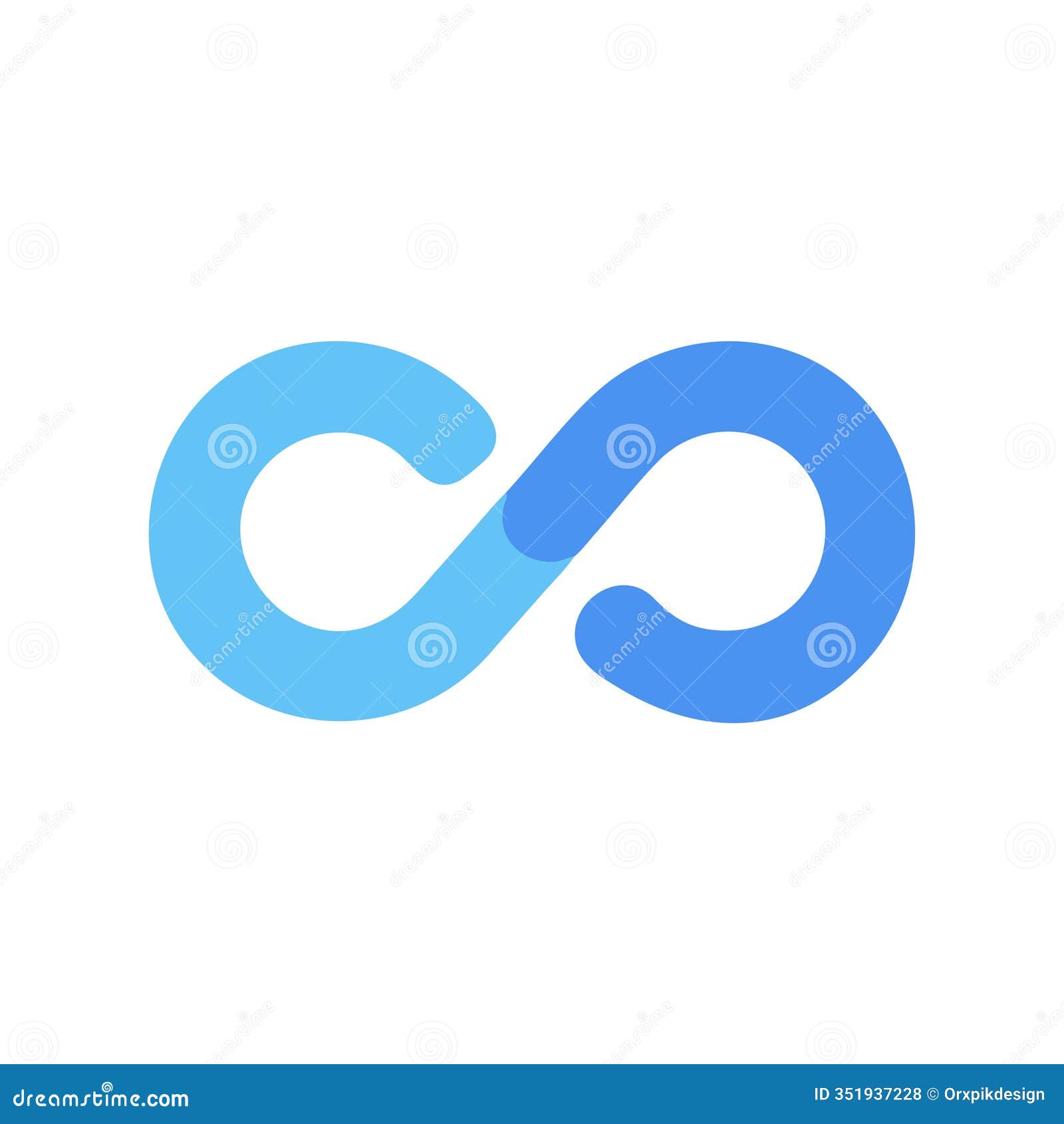 Educational Infinity Icon stock vector. Illustration of vector - 351937228