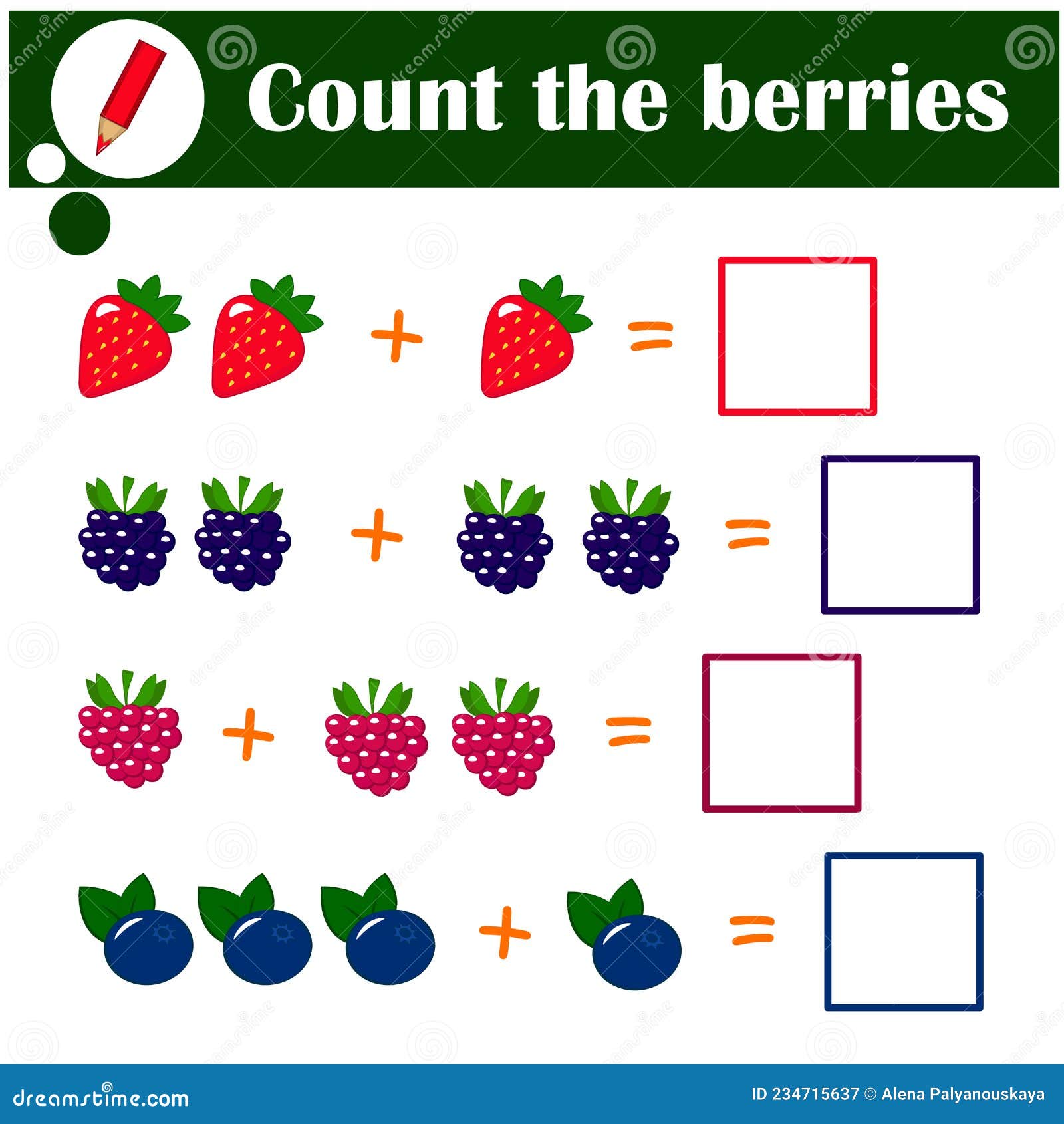 Educational a Mathematical Game. Logic Task for Children Stock Vector ...