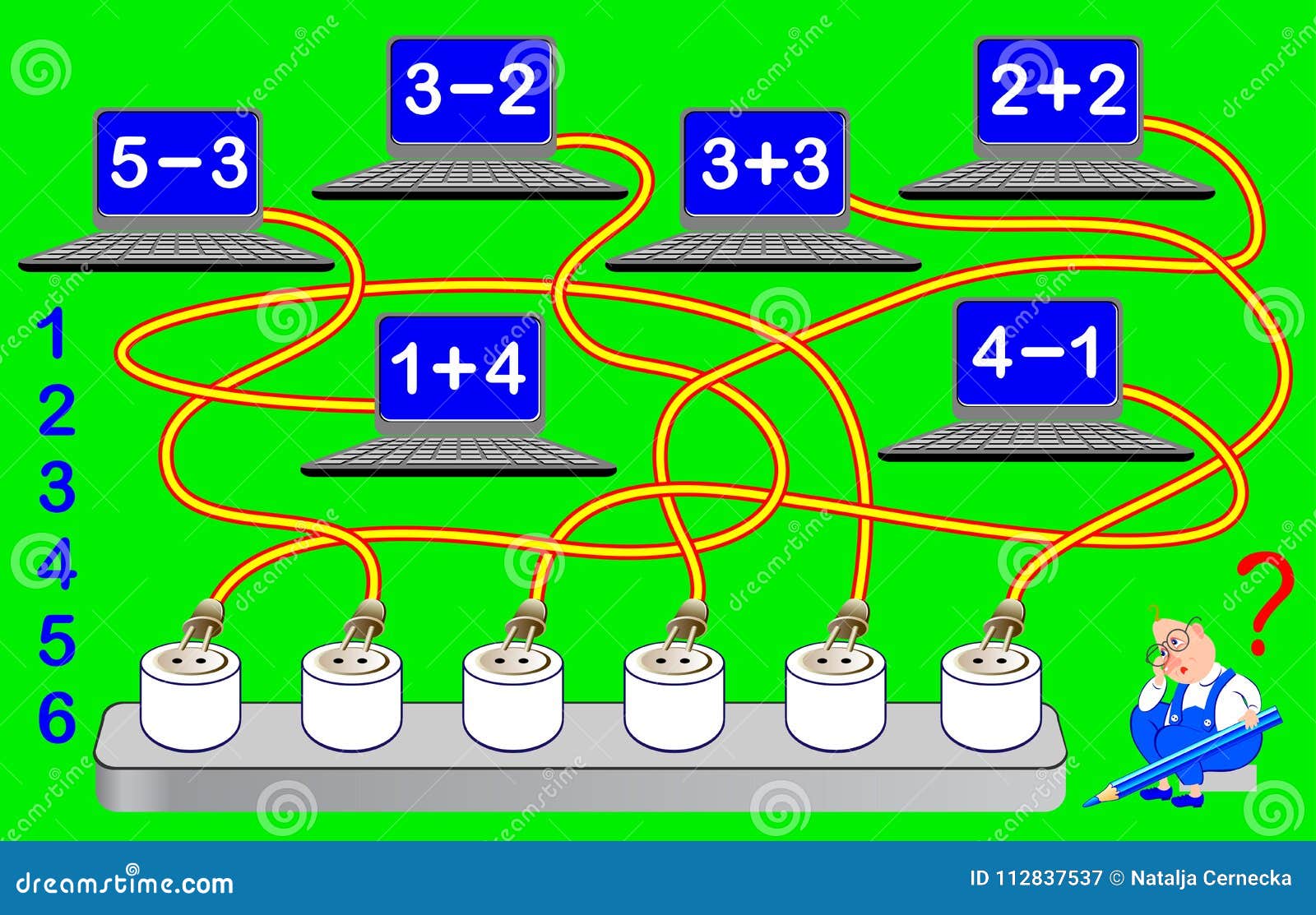 Educational Page with Exercises for Children on Addition and ...