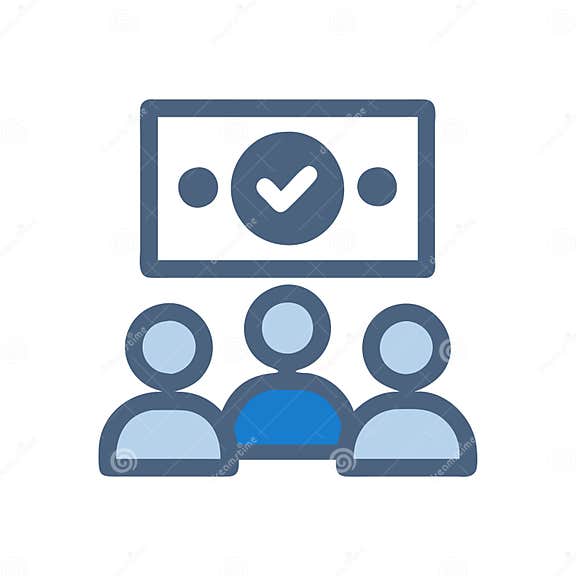 Educational Participation Icon Stock Vector - Illustration of ...