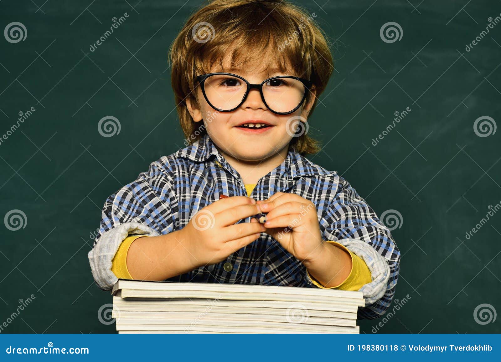 Educational Process. Happy School Kids. Preschooler. Ready for School ...