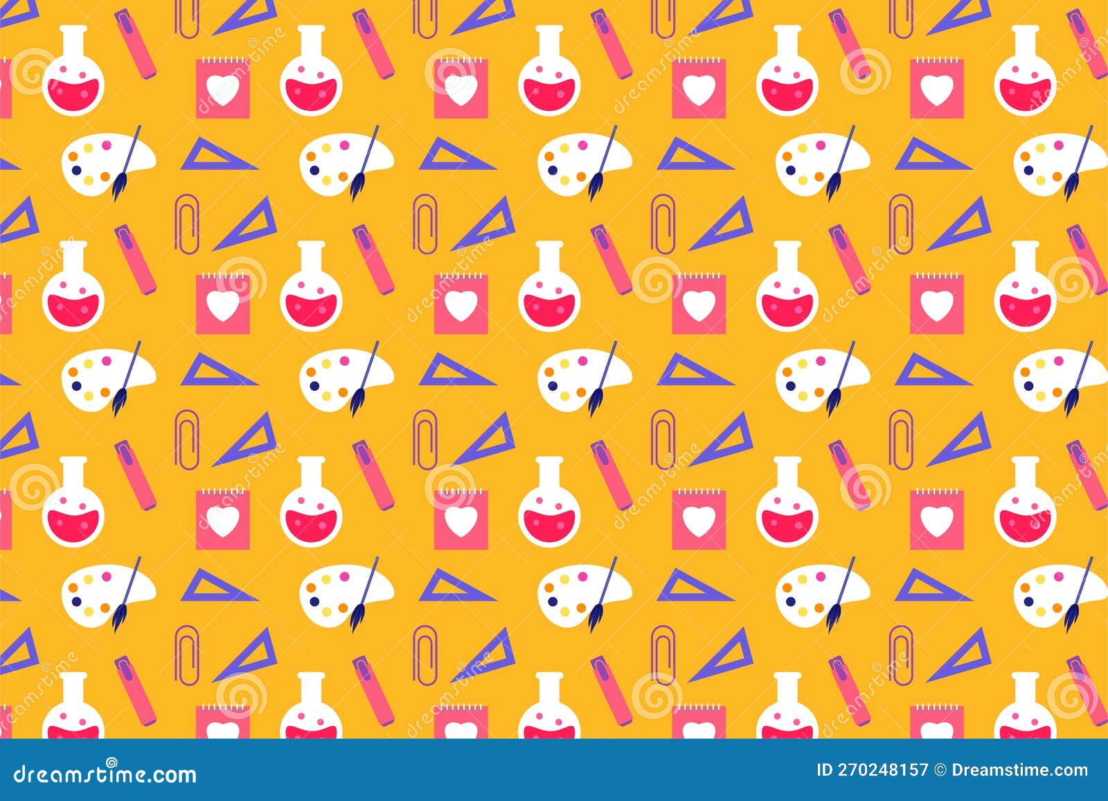 Educational Seamless Pattern Decoration for the Backdrop, Wallpaper ...