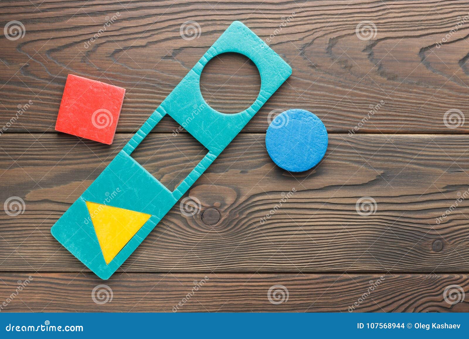 Educational Shape Figures for Kids Stock Photo - Image of geometry ...