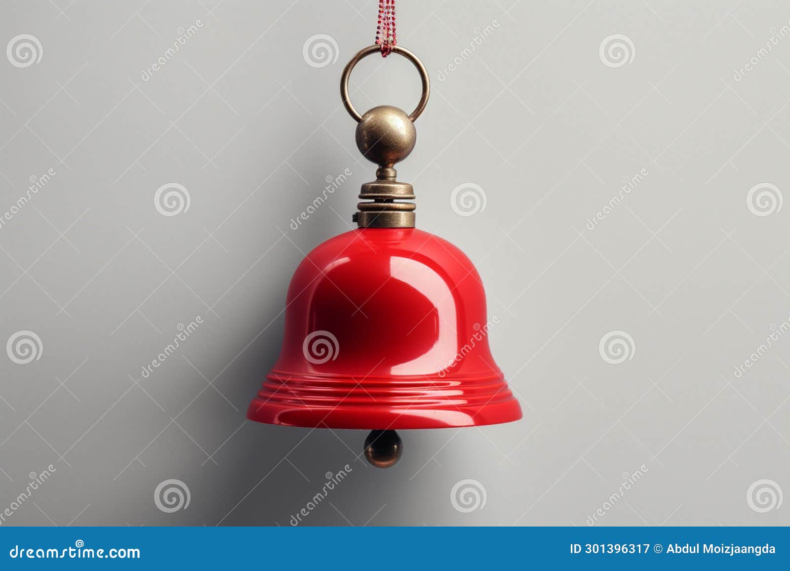 Educational Tradition Red School Bell, Signaling the Start of Classes ...