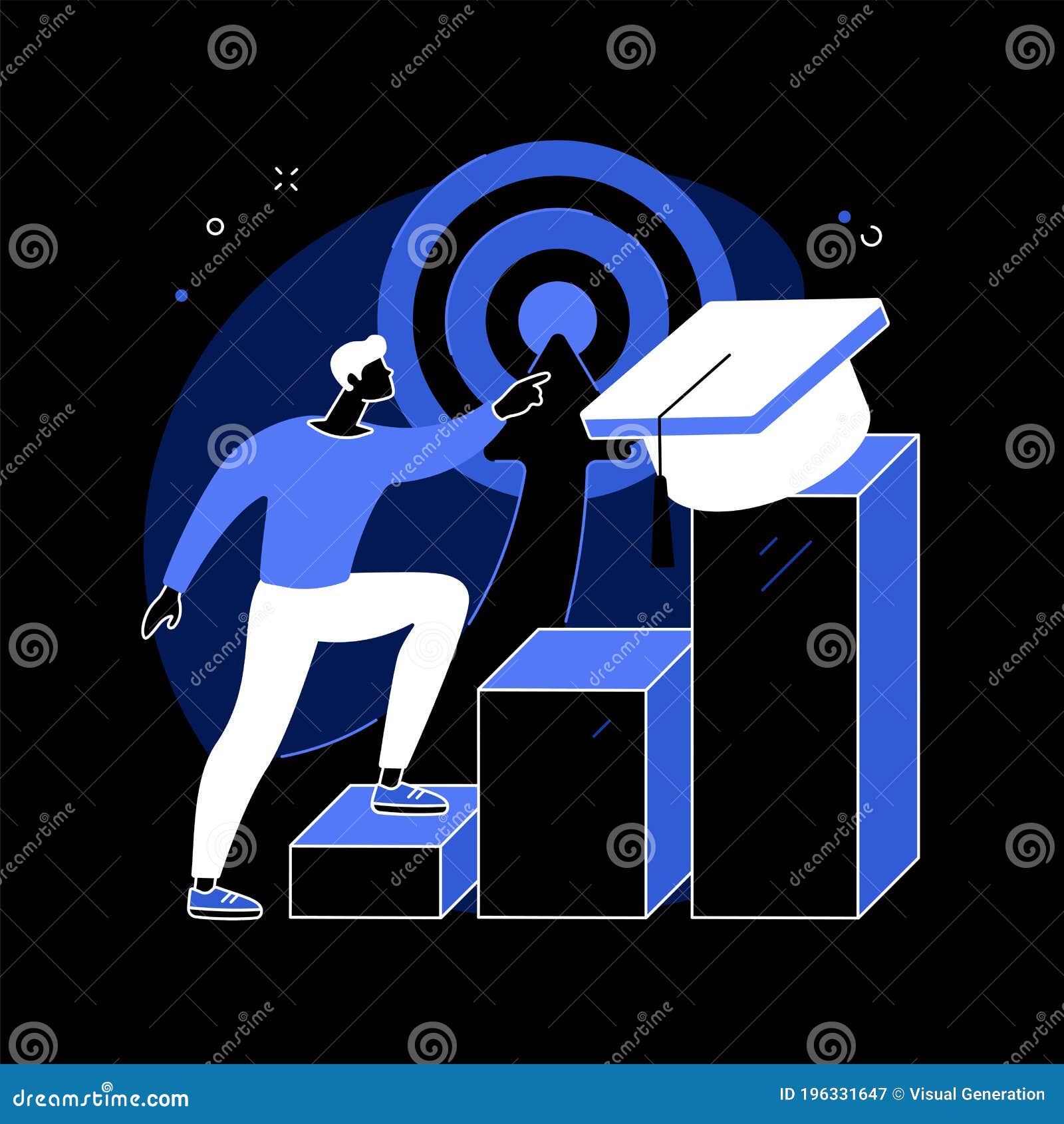 Educational Trajectory Abstract Concept Vector Illustration. Stock ... Educational Trajectory Abstract Concept Vector Illustration. Stock ...