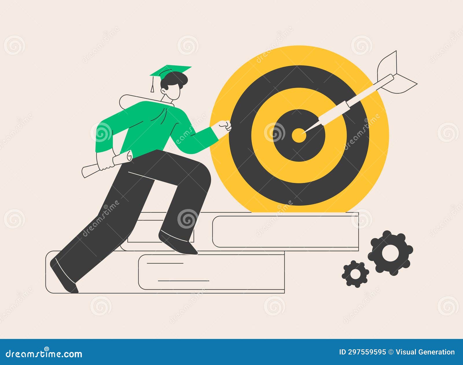 Determine Career Path Concept Icon Royalty-Free Cartoon | CartoonDealer ...