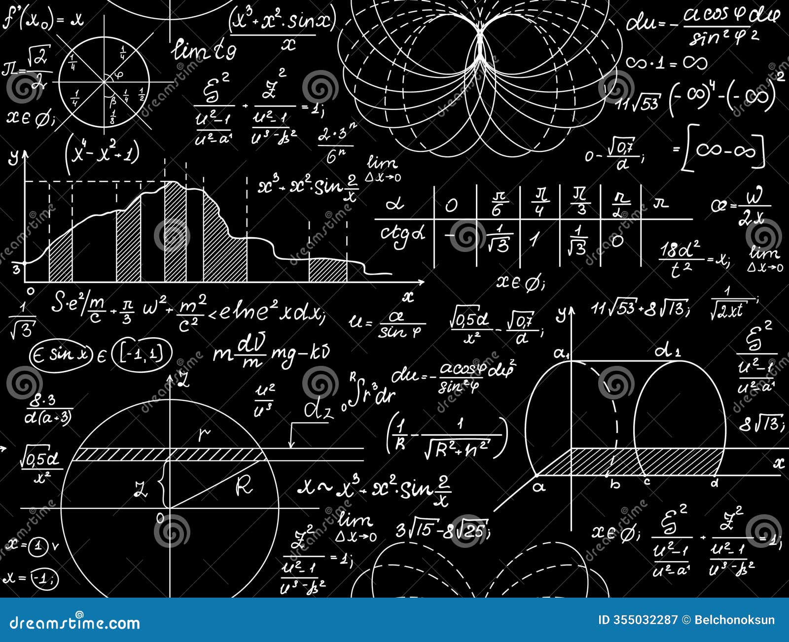 Educational Vector "Back To School" Seamless Background with ...